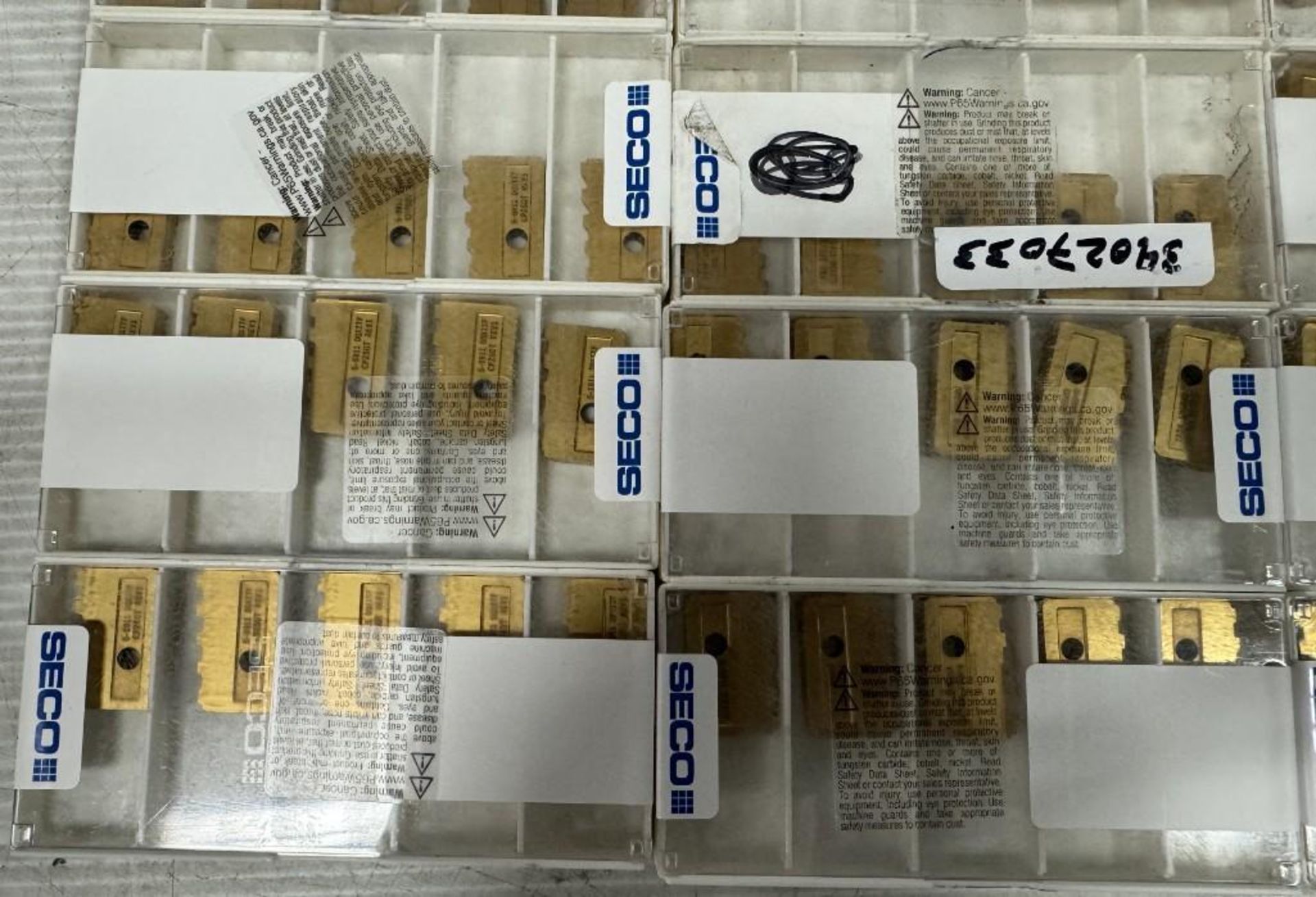 Lot of SECO #5-5911 #CP250T Carbide Inserts