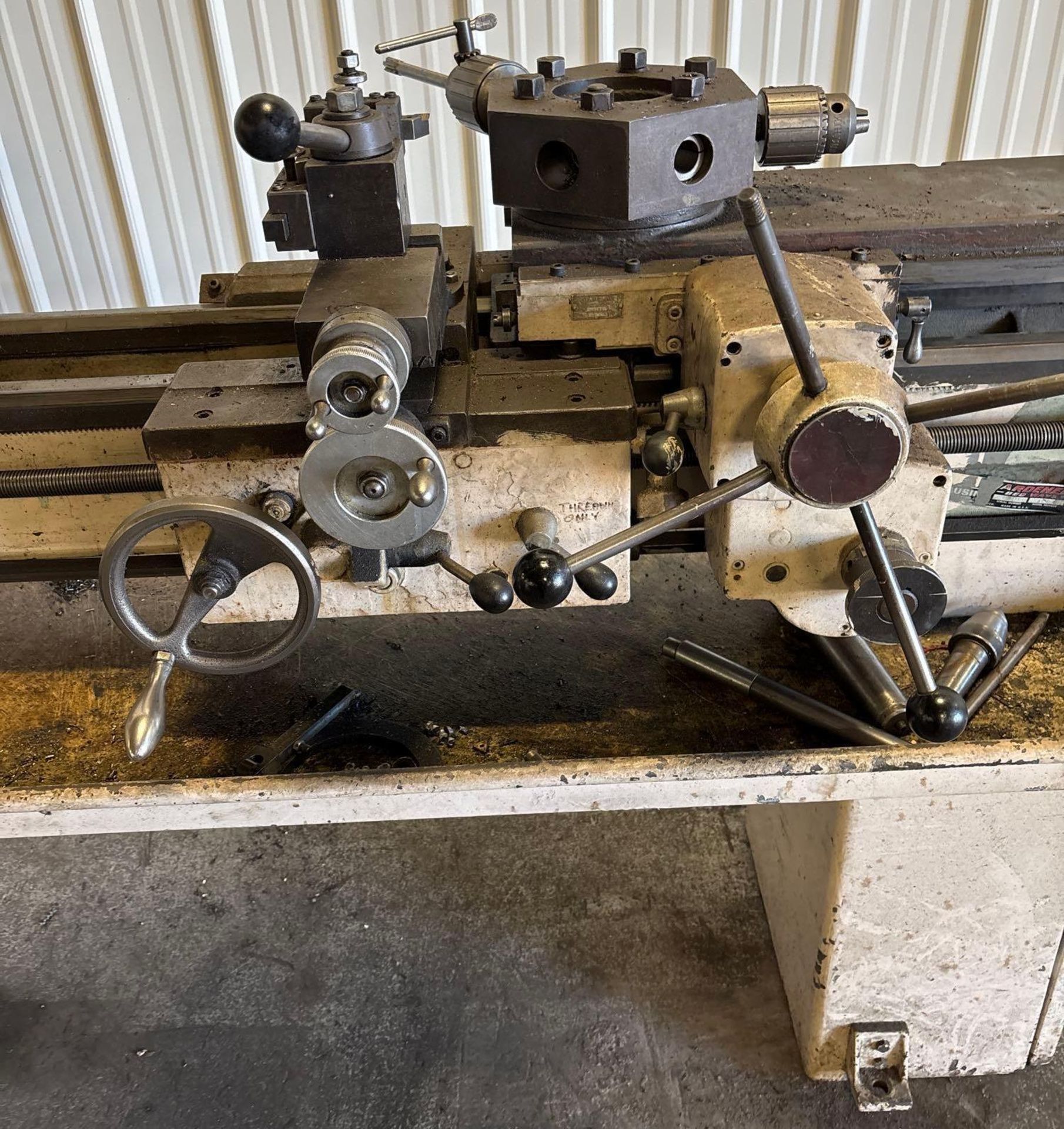Clausing 14” x 36” Engine Lathe # 6956 W/ 9” 3 Jaw Chuck Serial Number ...