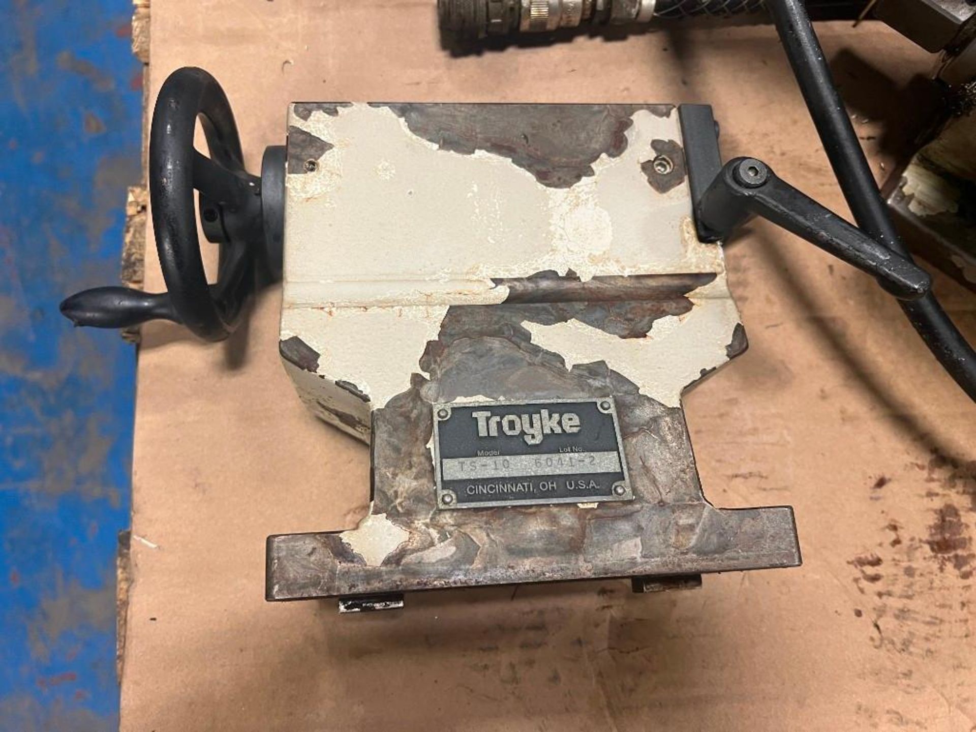 Troyke #DL-10-B Rotary Table w/ Tail Stock #TS-10