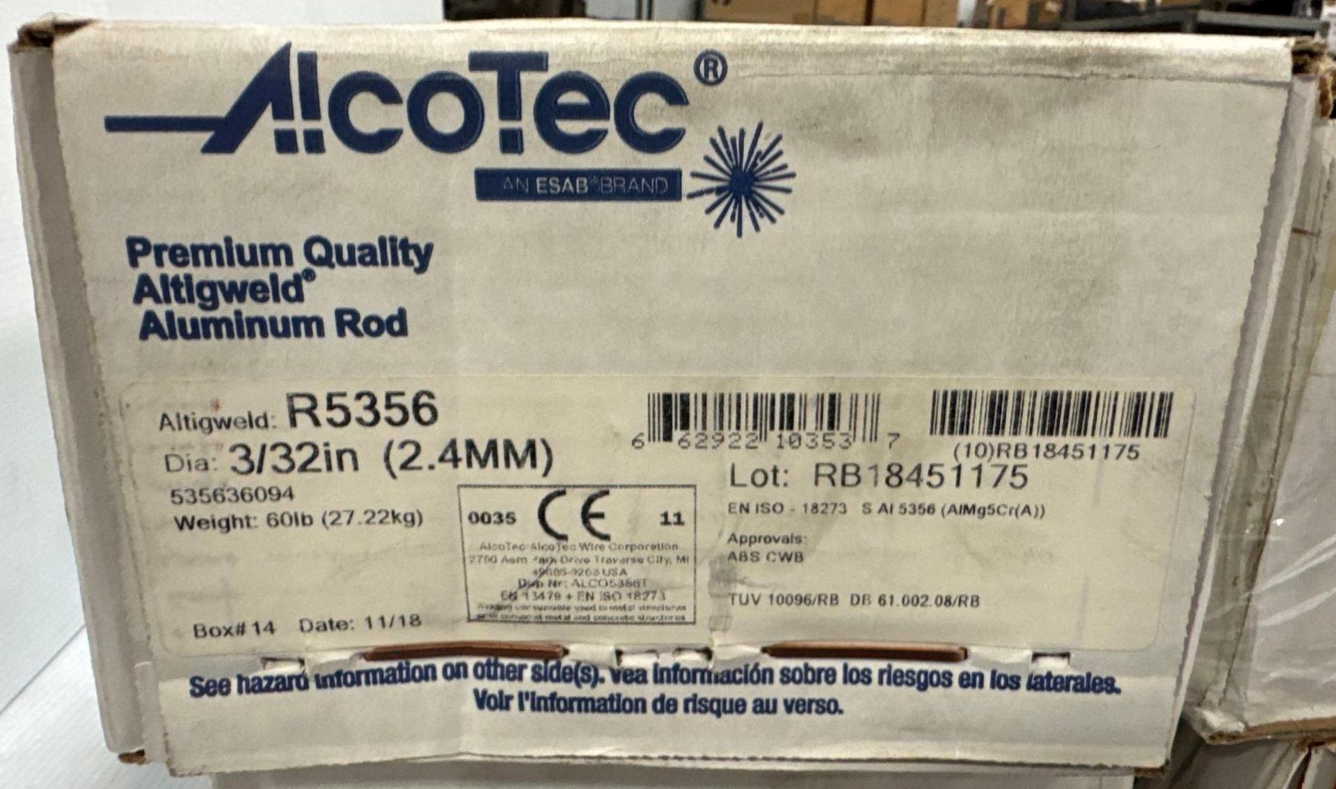AlcoTec Premium Quality Altigweld Aluminum Rod Type: #R5356 Dia: 3/32 ...