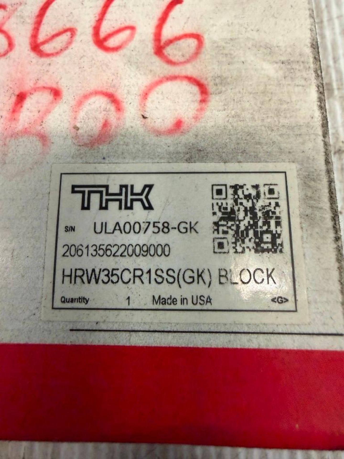 THK #HRW35CR1SS(GK) BLOCK