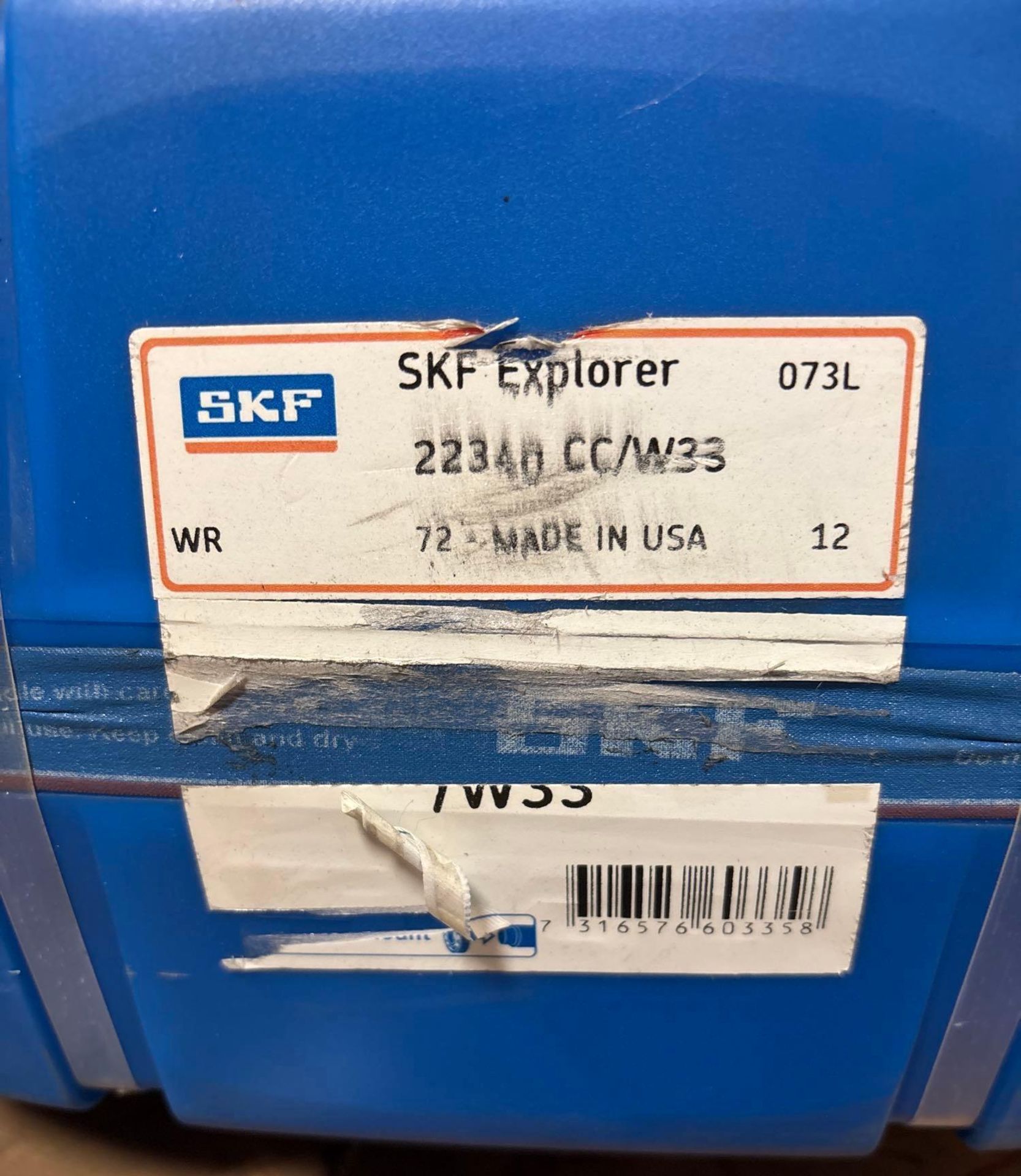 SKF Spherical Roller Bearing # 22340 CC/W33 Sealed Container