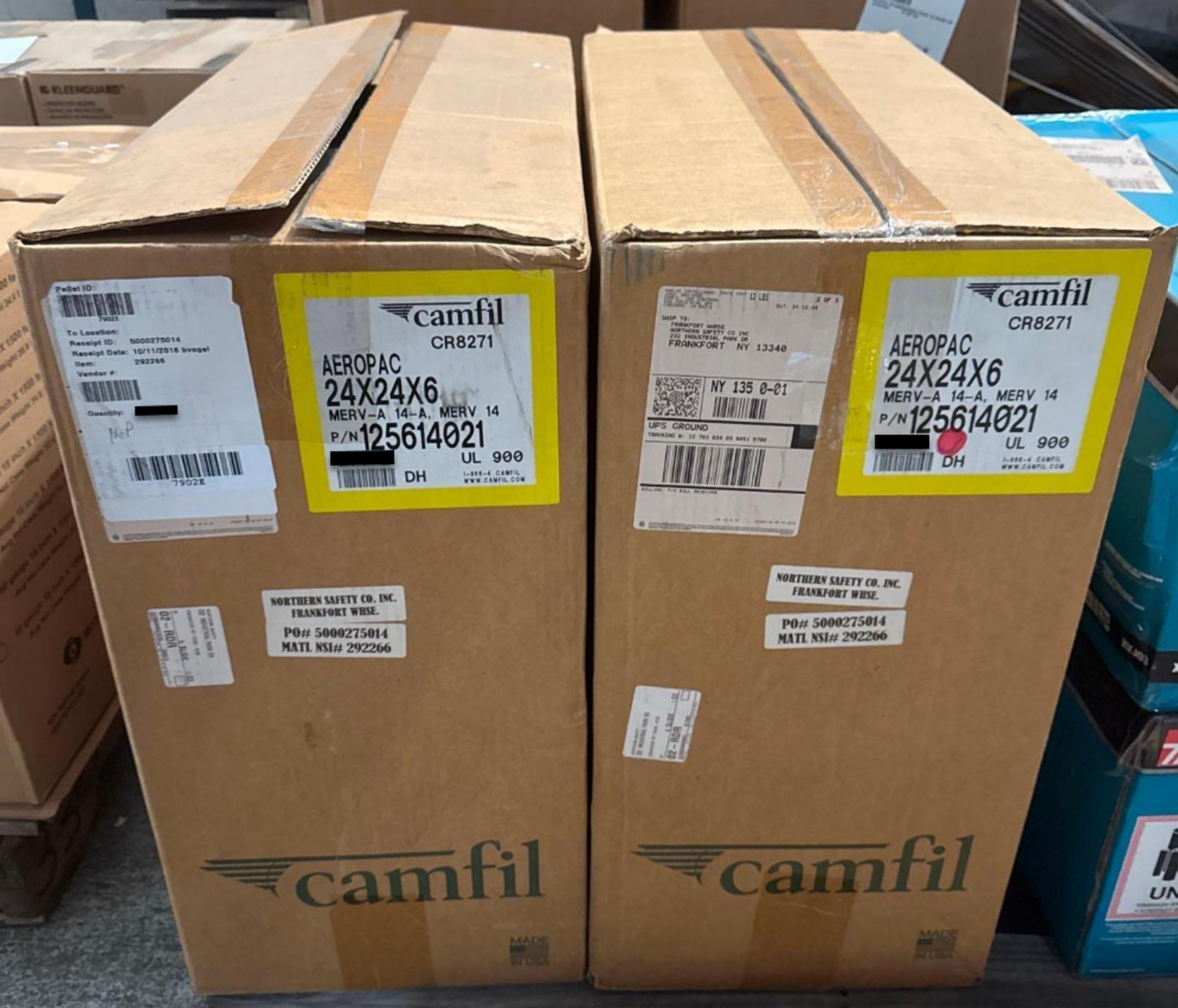 Camfil Aeropac Air Filters CR8271 24x24x6MERV A 14-AMERV 14UL 900Model ...