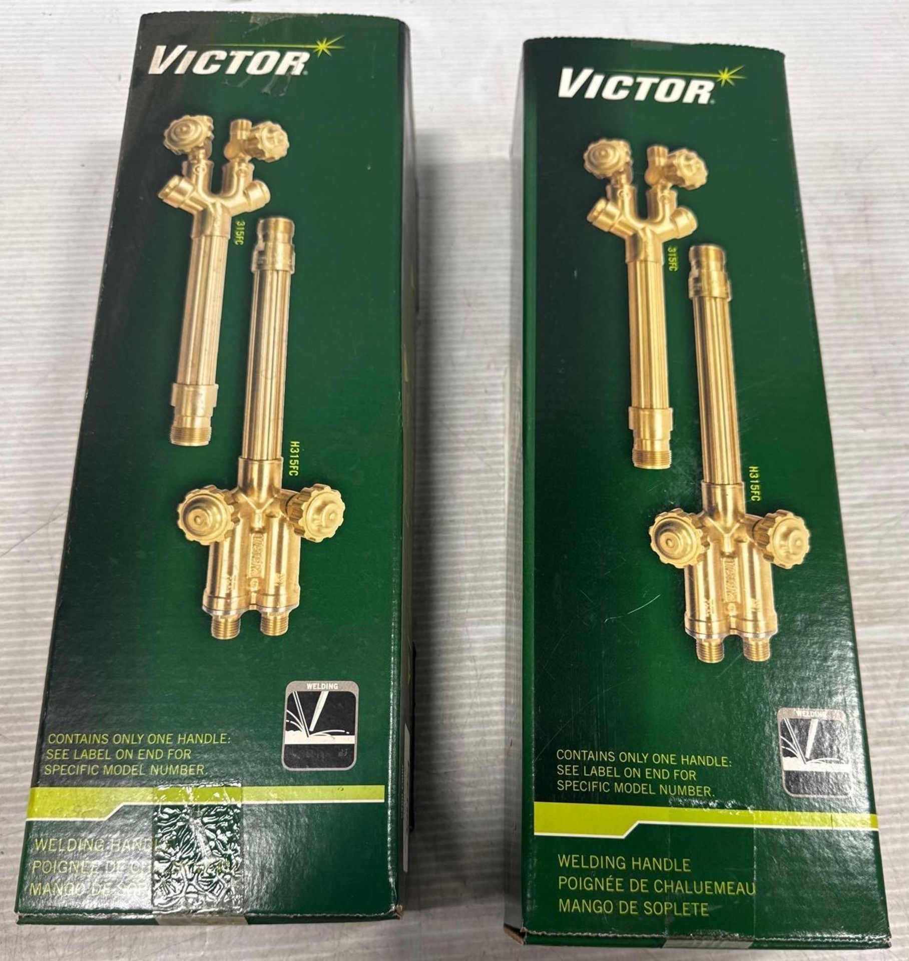 Victor #0382-0032/100FC Medium Duty Torch Handle Built-In Flashback ...