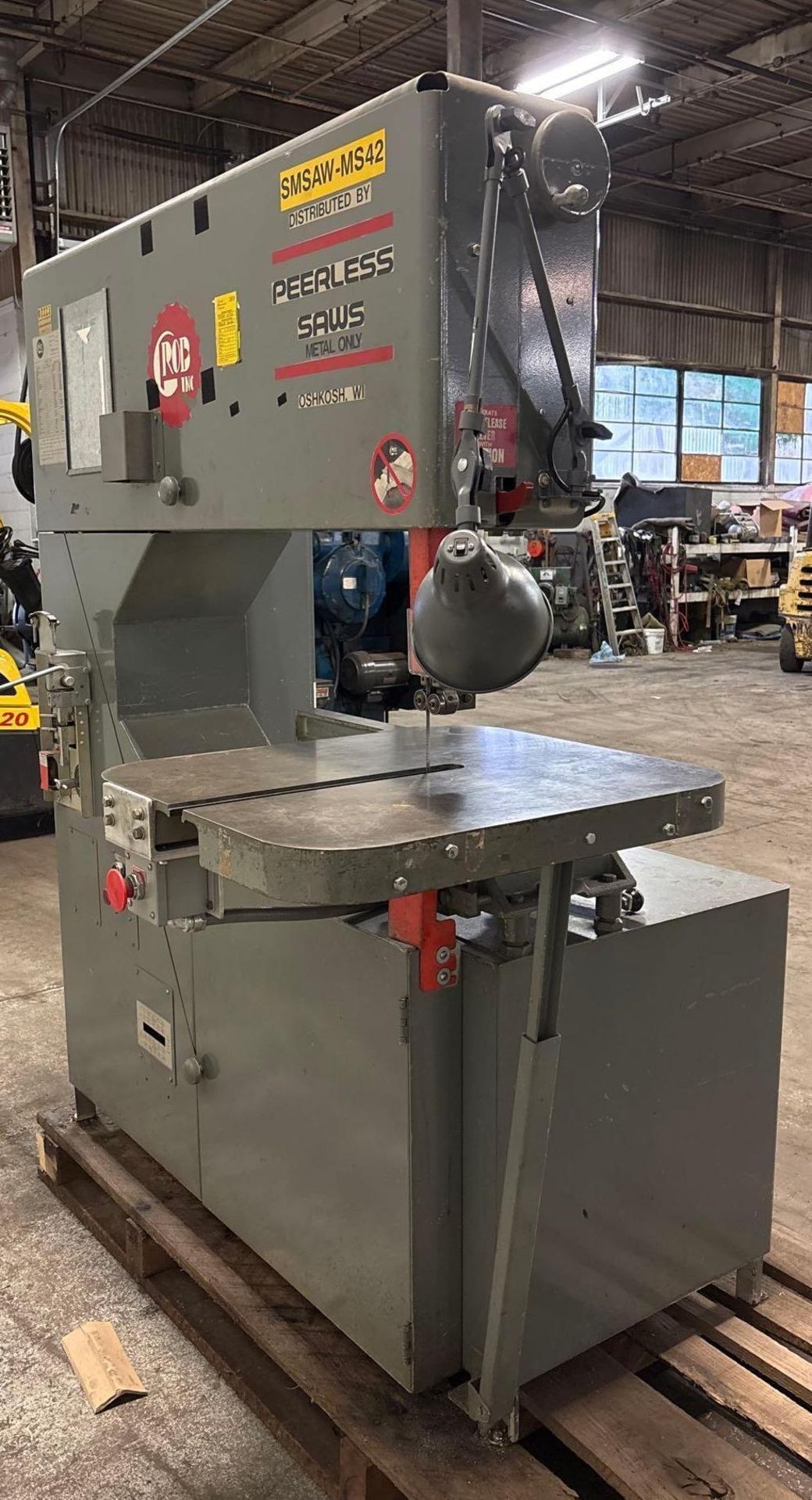 Loading Fee $35 Grob #4V-36 Vertical Saw Year: 1995