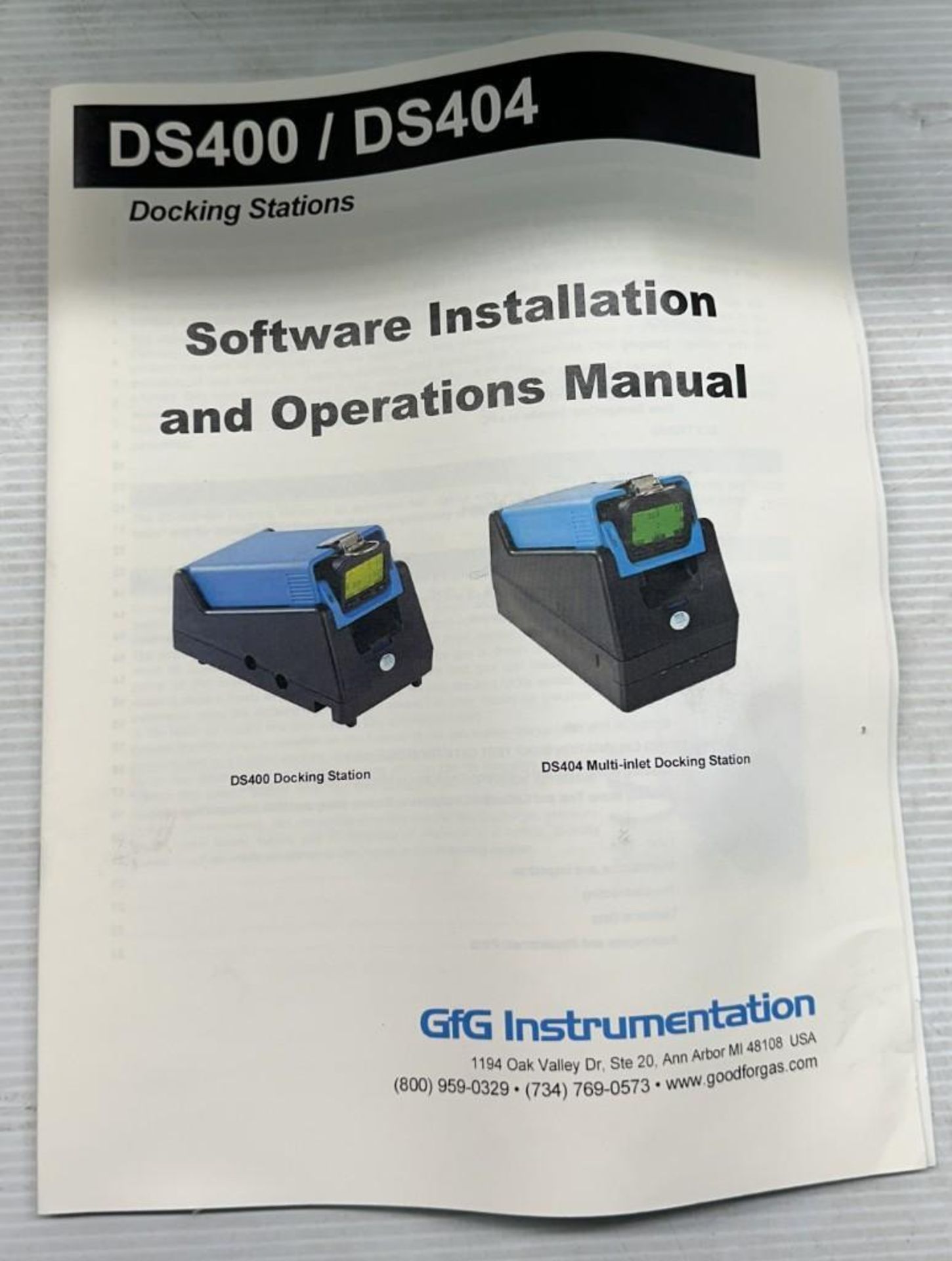 GfG Instrumentation #1450-401R / DS400 Series Docking Station w/#1419 ...