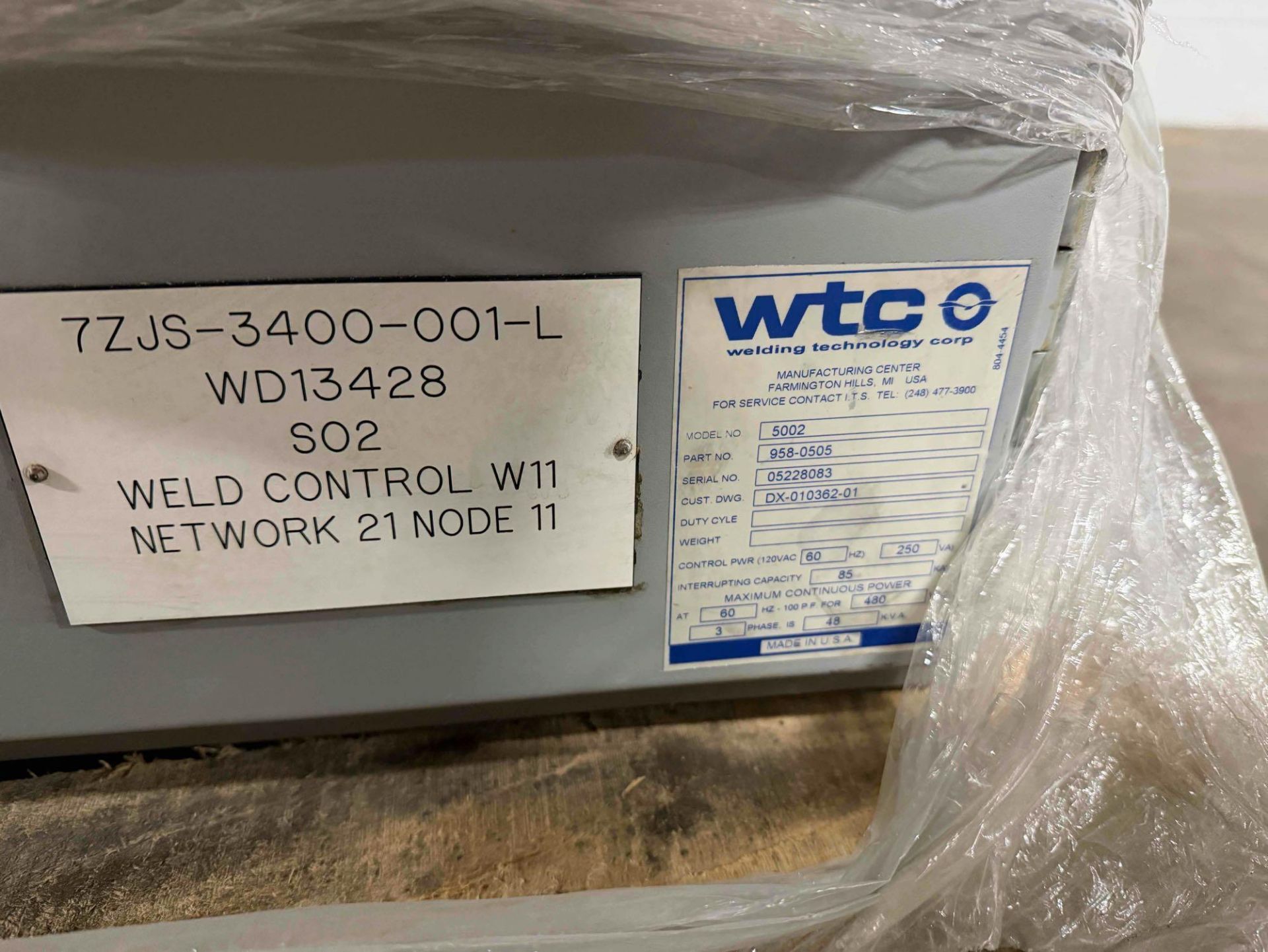 Loading Fee: $ 25.00 Lot of (2) WTC Weld Controllers