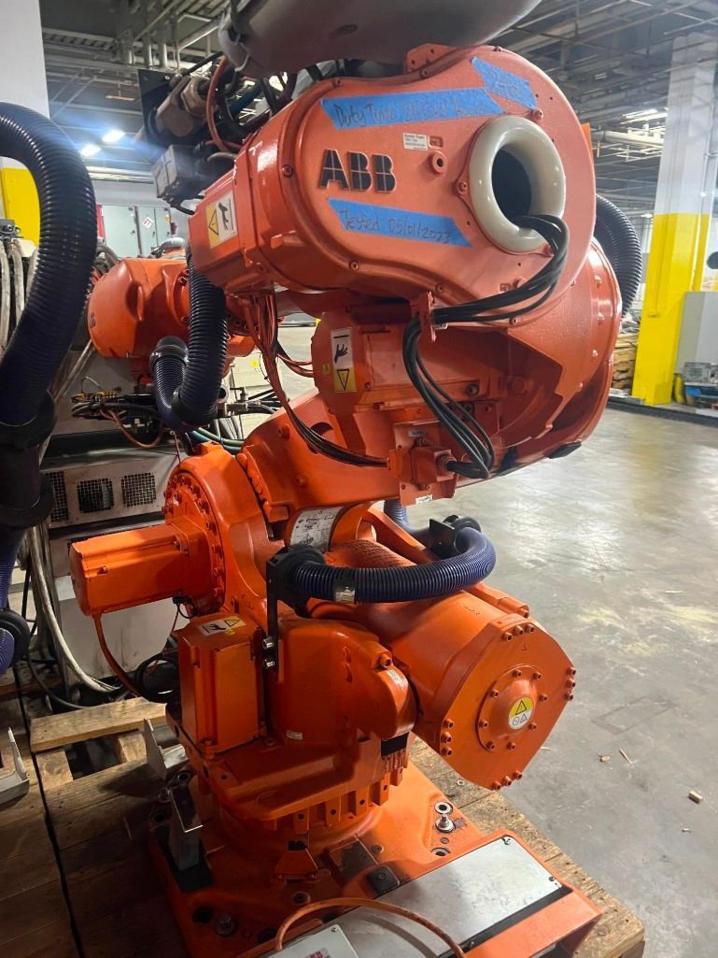 Lot of (2) ABB #IRB 7600 M2004 Robots & Controllers Year: 2012 ...