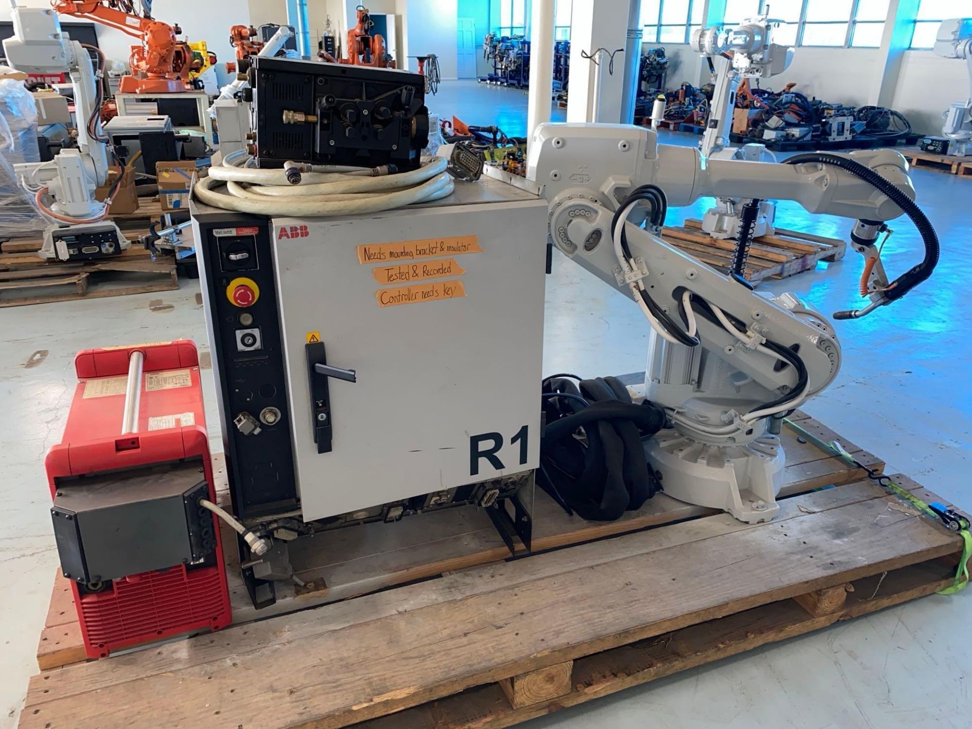 Loading Fee: $ 120.00 ABB IRB 2600 Welding Robot Mfg’d: 2013-01 w/ ABB ...