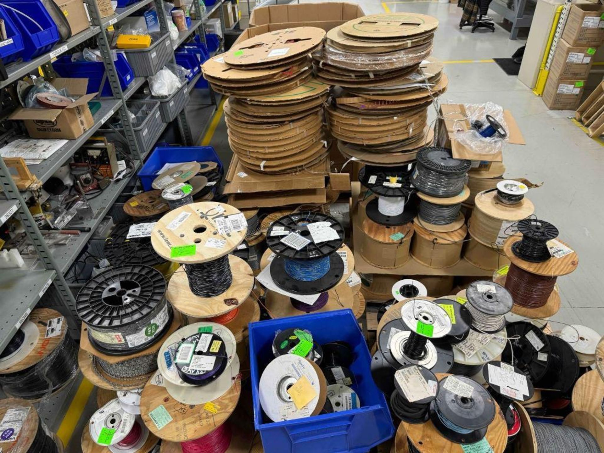 Loading Fee: $50 (4) Skids of Various Gauge Wire on Spools and Terminal ...
