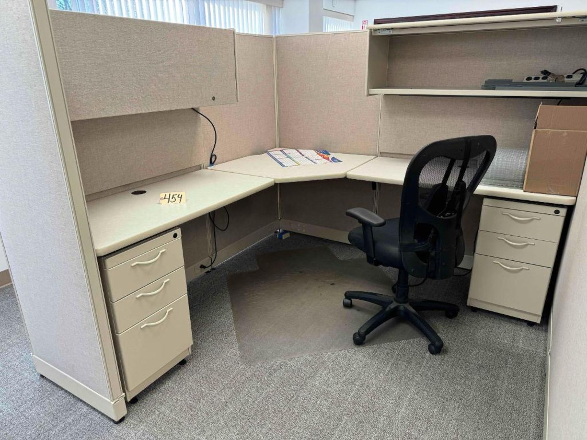 Lot of (5) Office Cubicles 88" x 88" x 65" (x5) *Note - Contents NOT ...