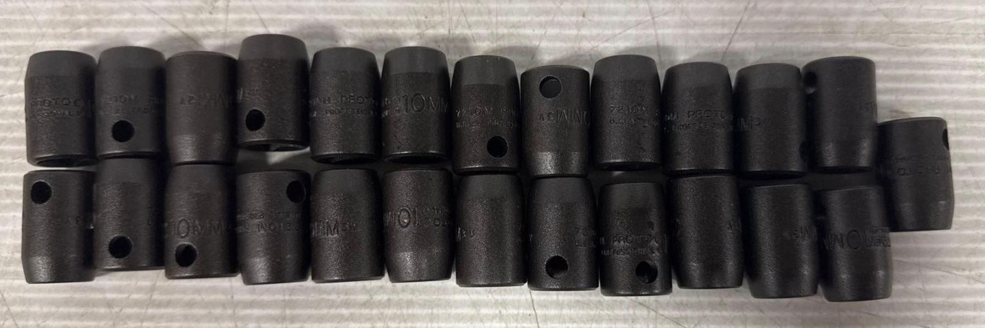 Assorted Lot of Proto Tools Sockets Model Numbers: J74279P & J7210M ...