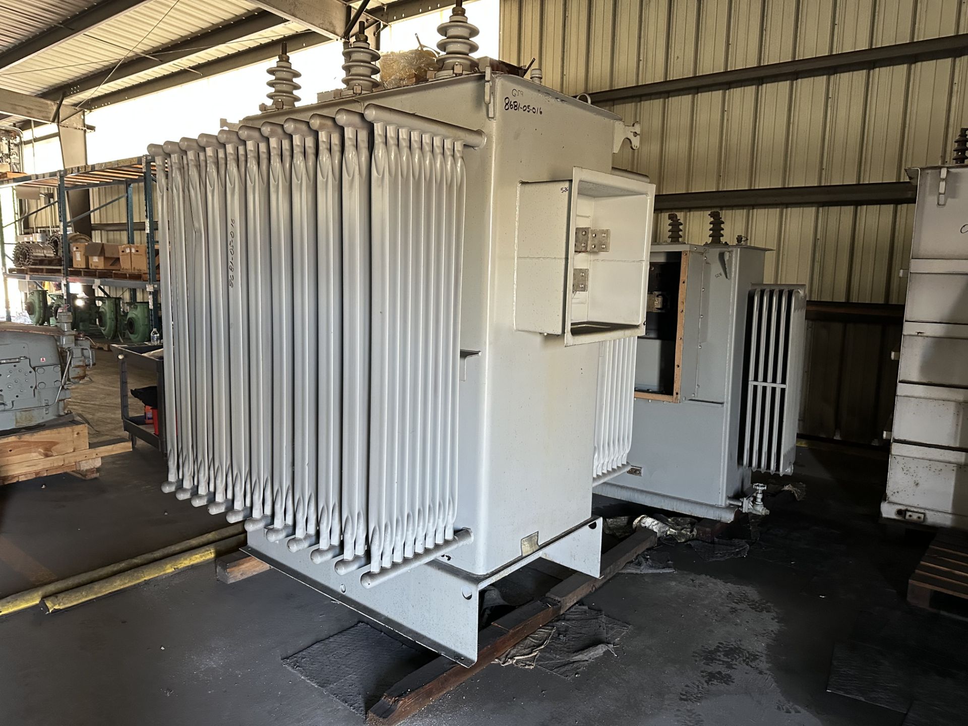 Westinghouse type S1 transformer, class OA, 13800-480-277 volt, 1500 ...