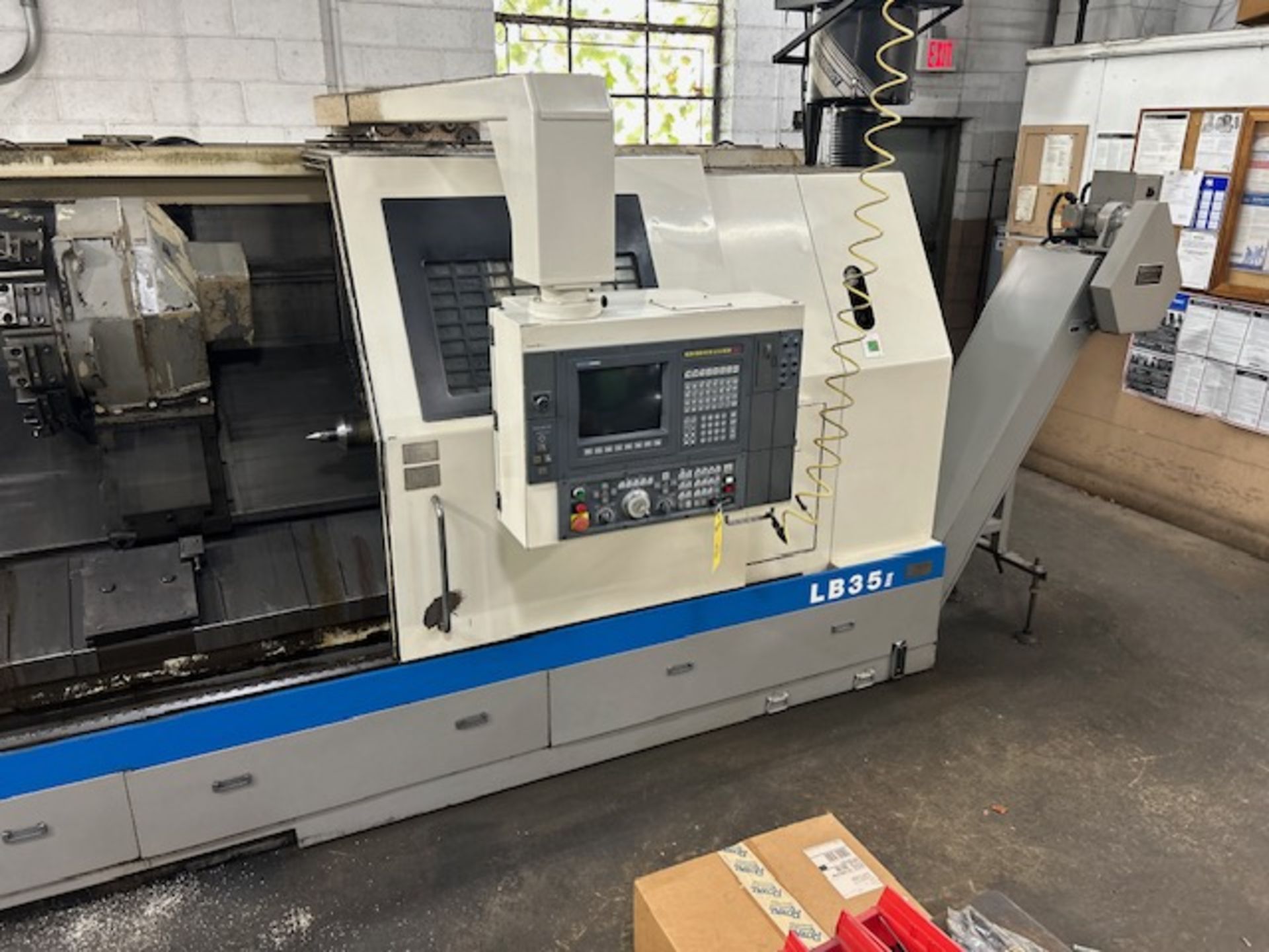 Okuma CNC Turning Center 27.56" x 78.74"cc, Model LB35 II/2000, s/n 258 ...