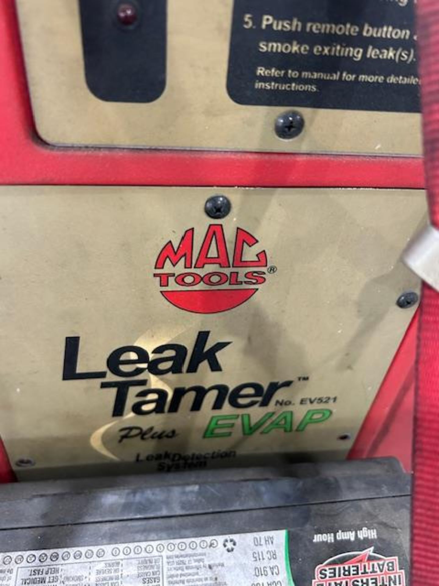 MAC Tools Leak Tamer Plus EVAP No. EV521 Leak Detection System