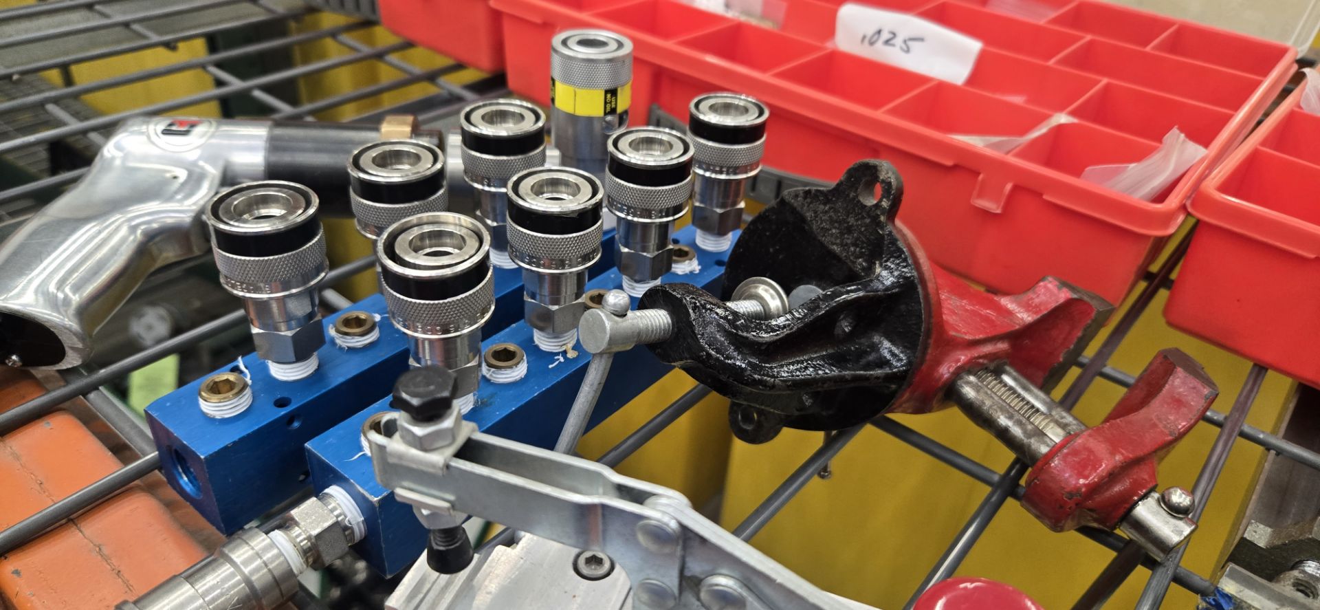 ASSORTED MACHINE TOOLING; MAGNETIC INDICATOR BASES; PNEUMATIC MANIFOLDS ...