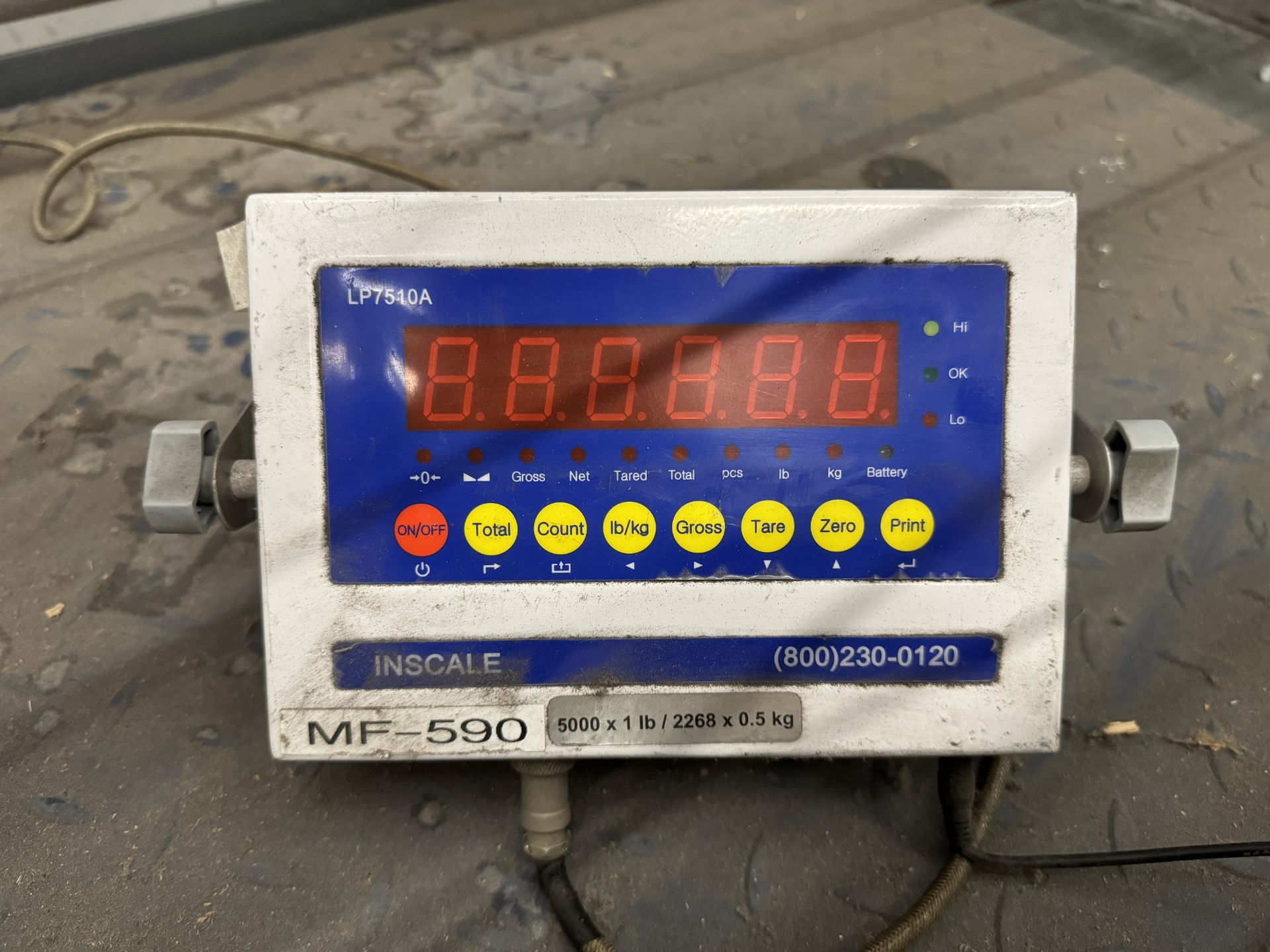 LOCOSC DIGITAL FLOOR SCALE MODEL # LP7620 (MF-590)