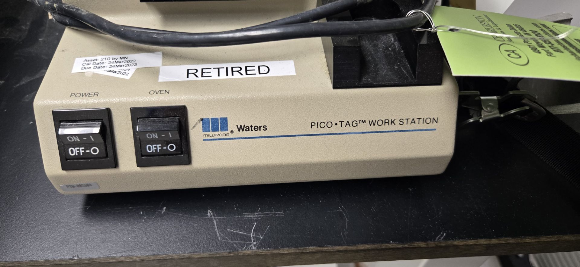 MILLIPORE PICO TAG WORK STATION MODEL # PTW-002604 SERIAL # 2604 (210)
