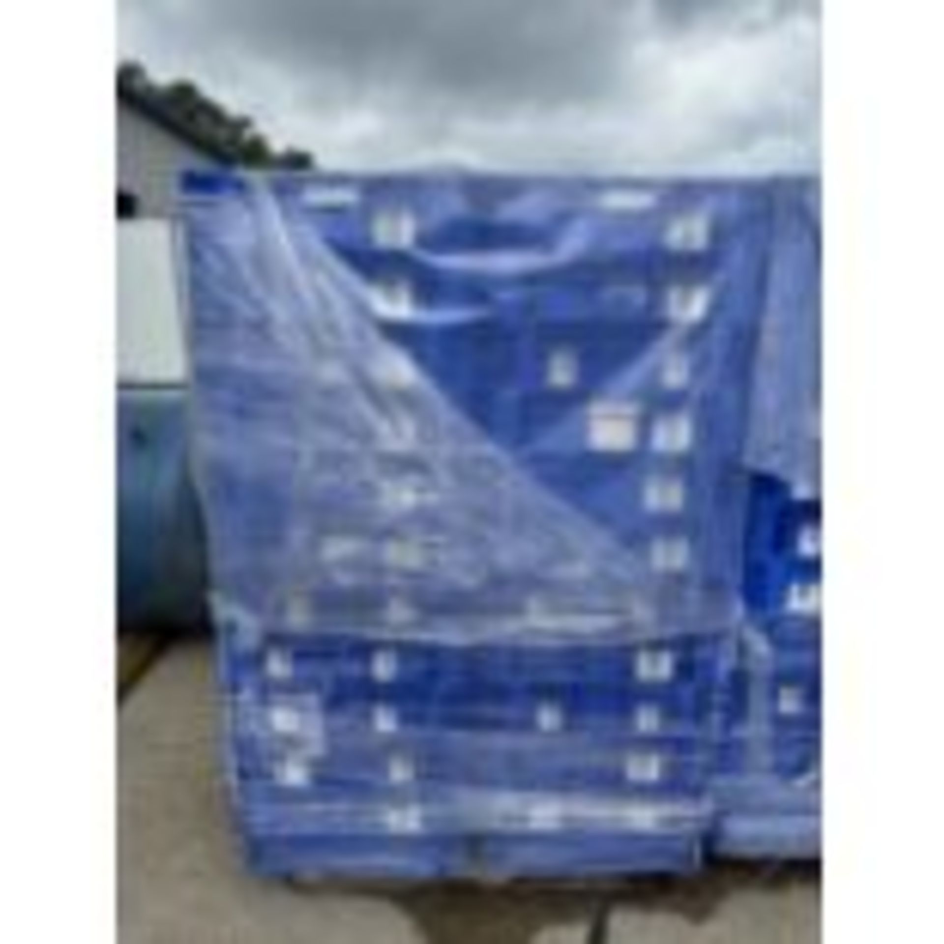 PALLET WITH APPROX (44) PLASTIC TOTES; 24x22.5x11