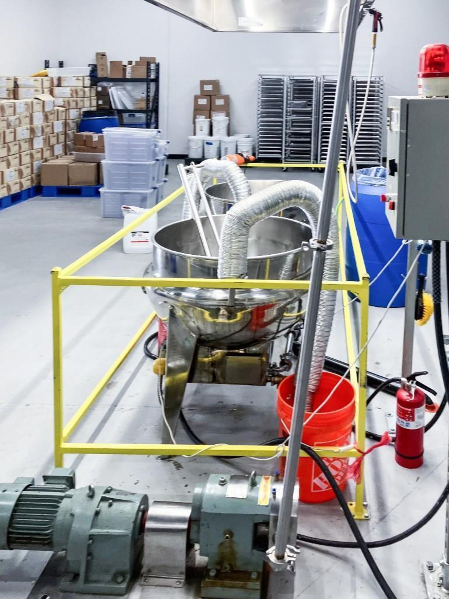 (1) 300 KG Hatel Gummy Depositor Line with Mixing Kettle Kitchen BULK ...