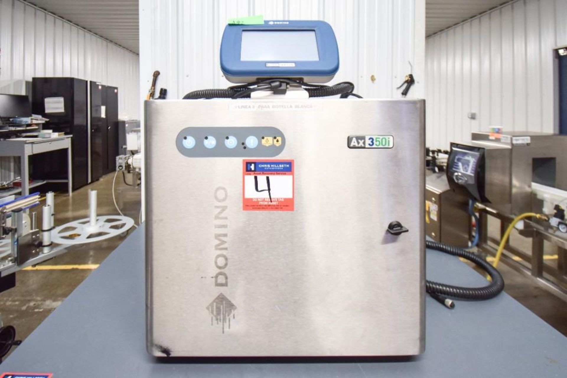 1- Domino AX350i Inkjet Coder Ax350i Model: Ax350i Serial Number ...