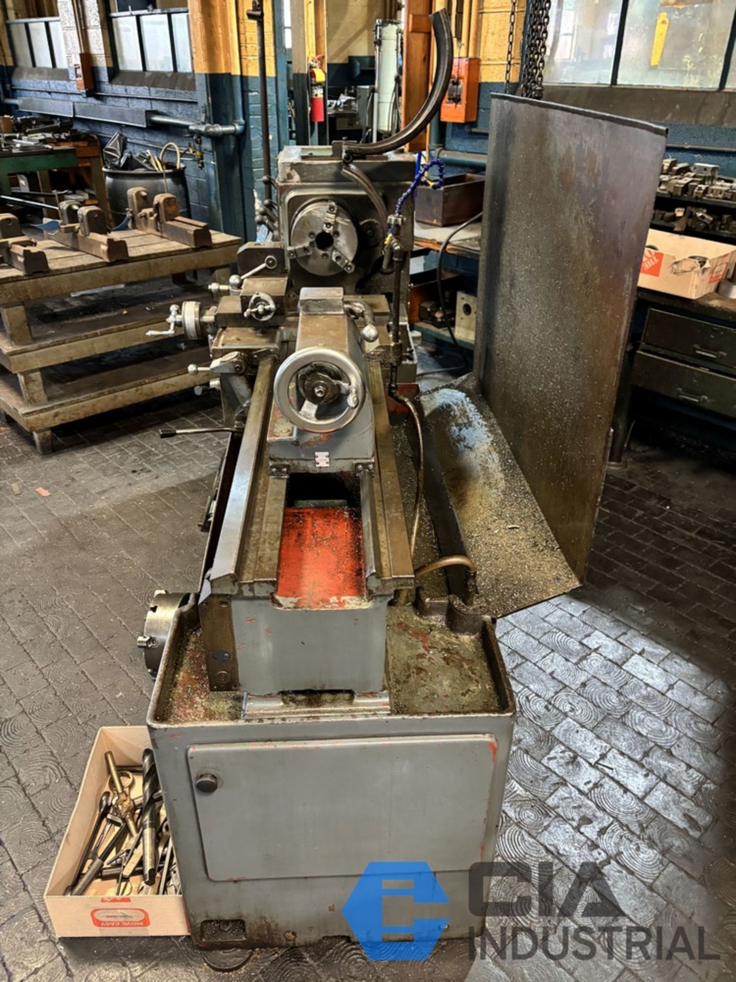 16" X 40" WHACHEON ROYAL MODEL 153 1/4X4C GEARED HEAD LATHE; S/N ...