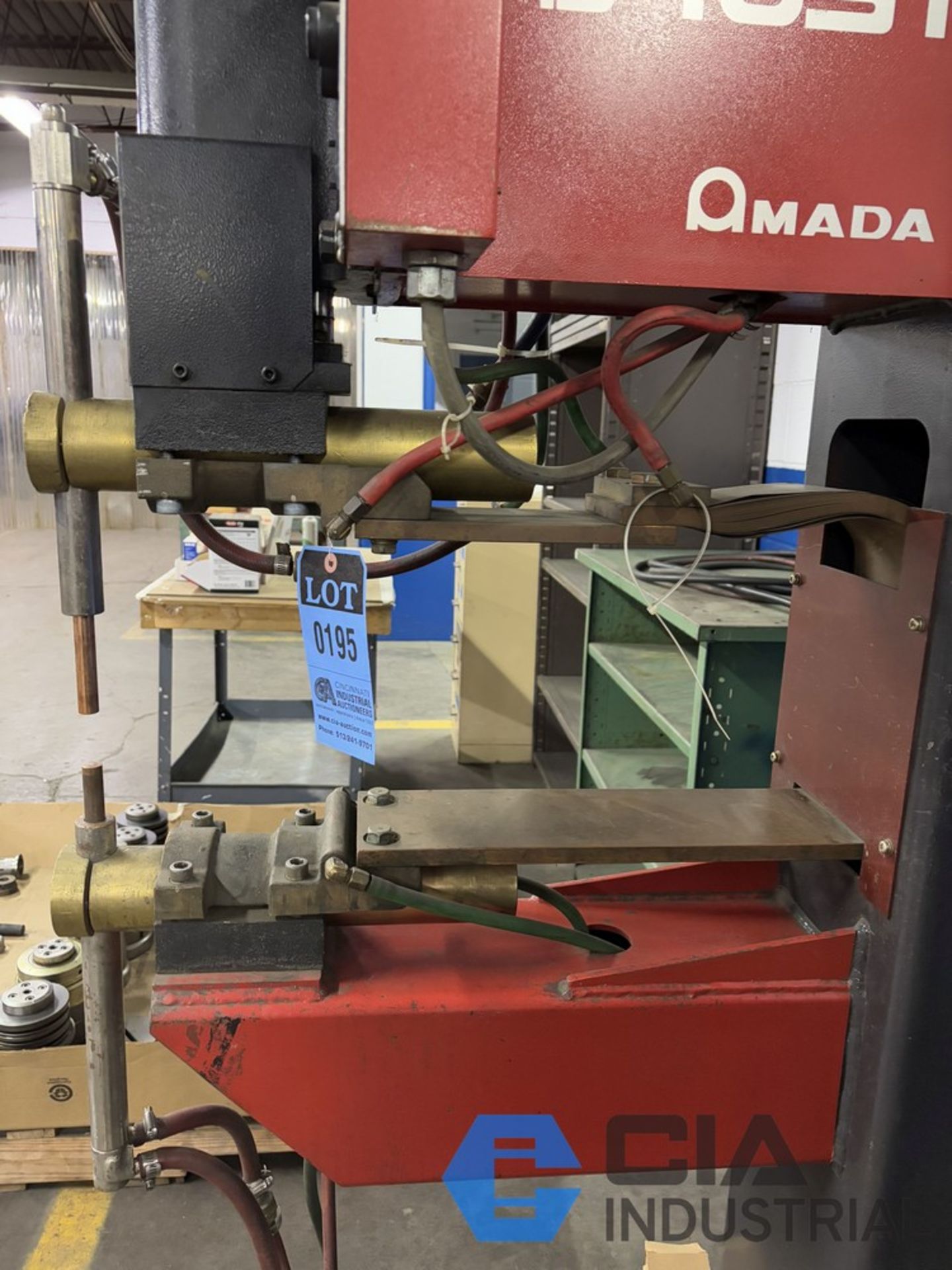 80 KVA AMADA MODEL ID-40-ST SPOT WELDER; S/N 40800213, 25" THROAT, DIT ...