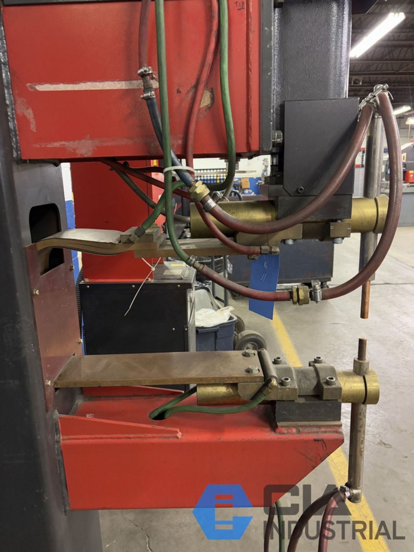 80 KVA AMADA MODEL ID-40-ST SPOT WELDER; S/N 40800213, 25" THROAT, DIT ...