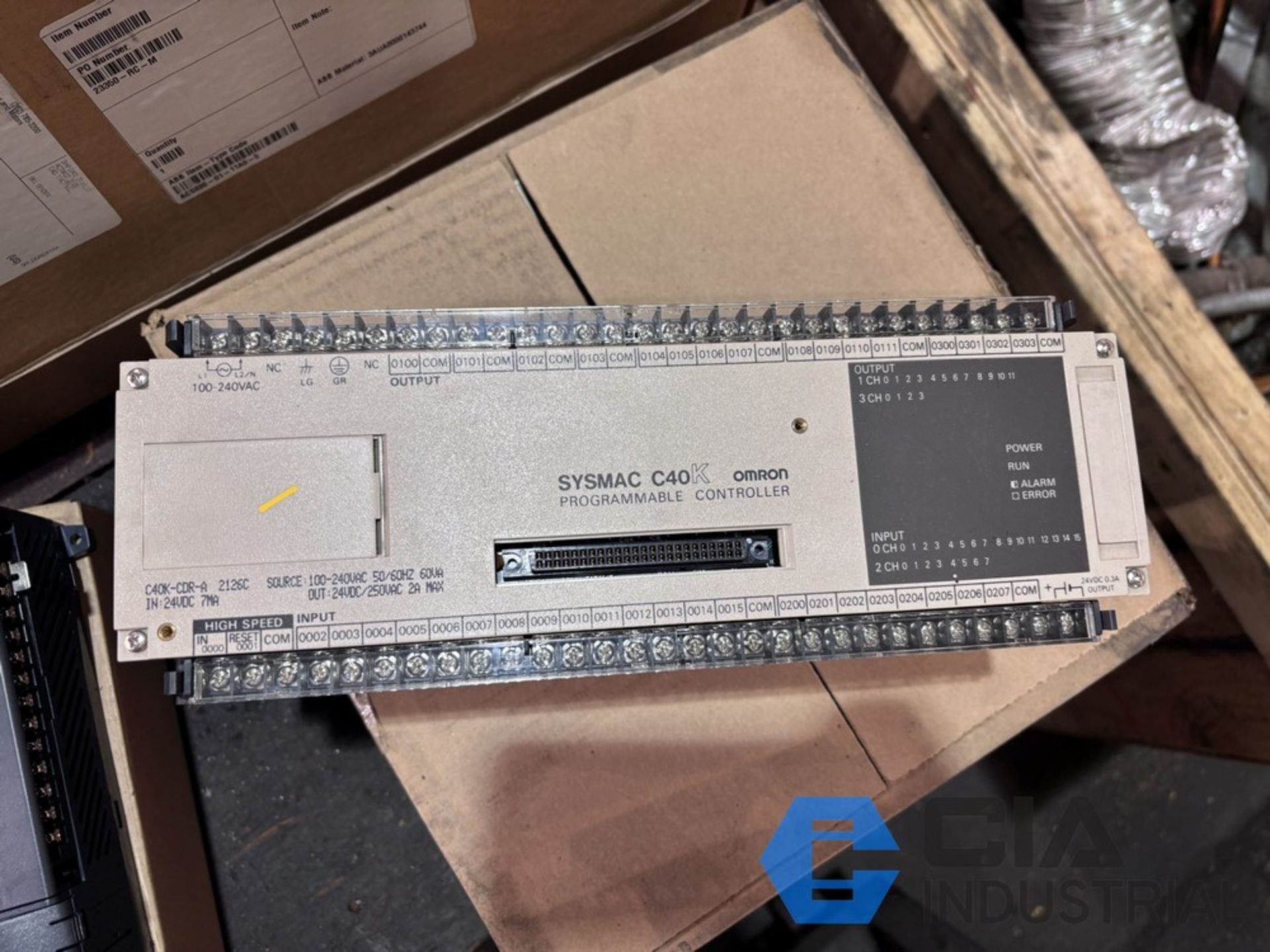 (LOT) ABB MODEL AC880 DRIVE (NEW), OMRON SYSMAC C40 PROGRAMMABLE ...