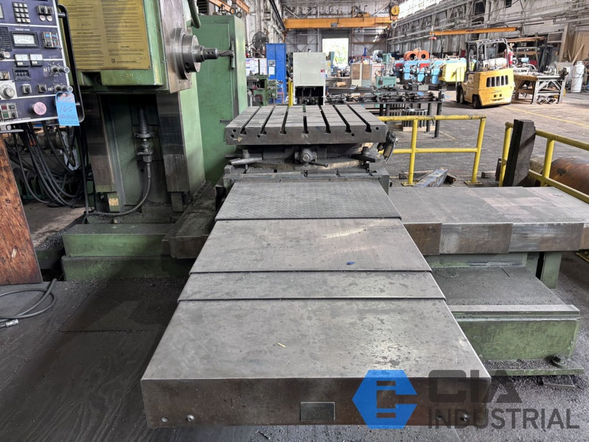 LUCAS MODEL 20DCP55 HORIZONTAL BORING MILL; S/N 20DC0301, 36" X 48" ROTARY TABLE, 50 TAPER SPINDL