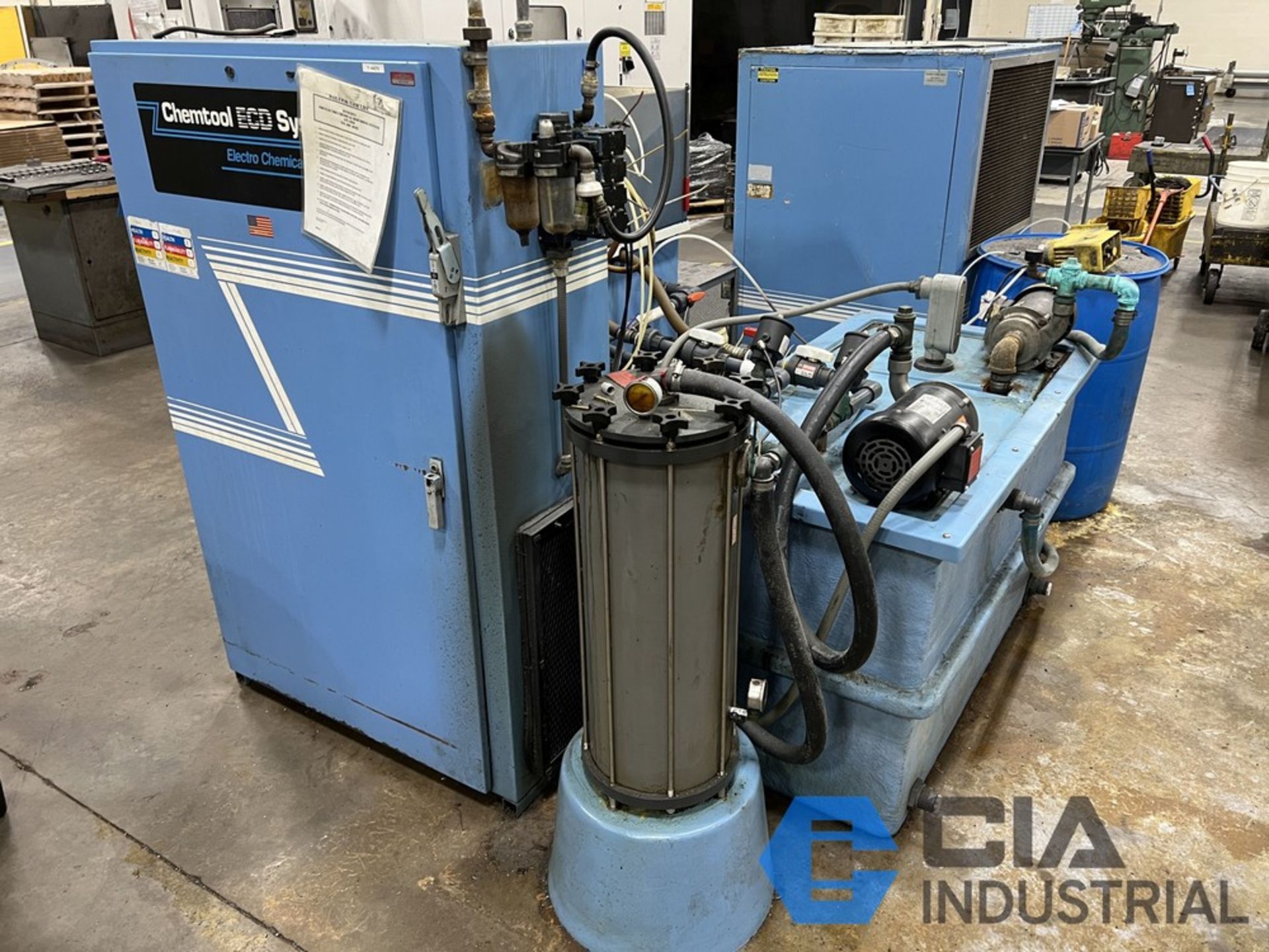 CHEMTOOL ECB SYSTEMS ELECTRO CHEMICAL DEBURRING MACHINE; S/N N/A, 43" X ...