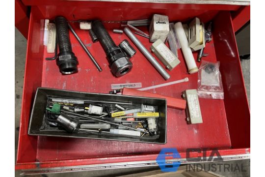 10-DRAWER PROTO PORTABLE TOOL CABINET WITH MISCELLANEOUS TOOLING