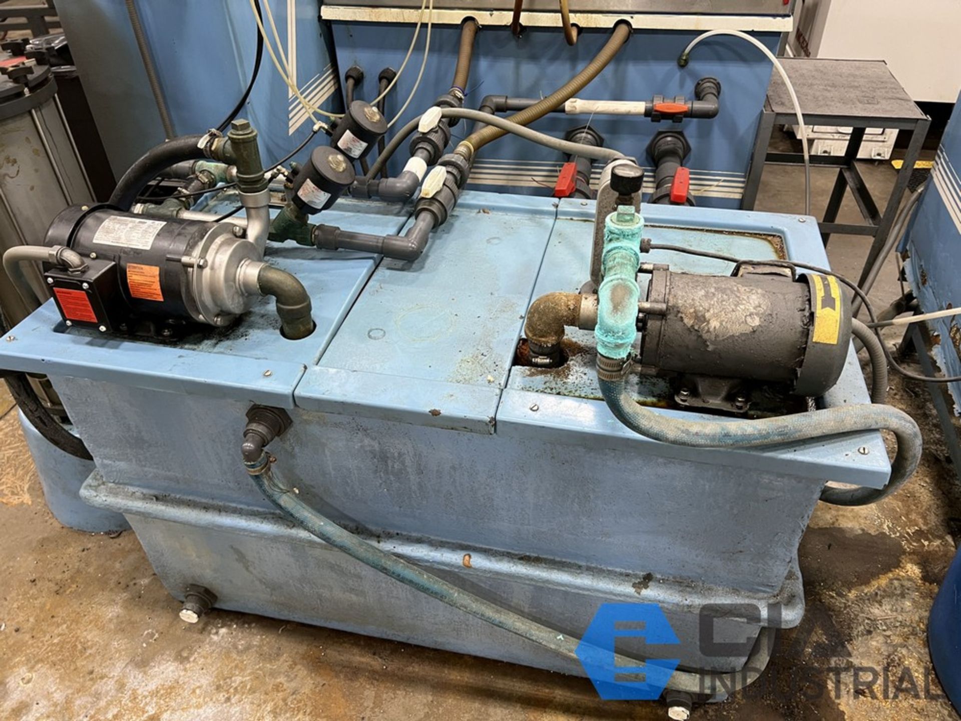 CHEMTOOL ECB SYSTEMS ELECTRO CHEMICAL DEBURRING MACHINE; S/N N/A, 43" X ...
