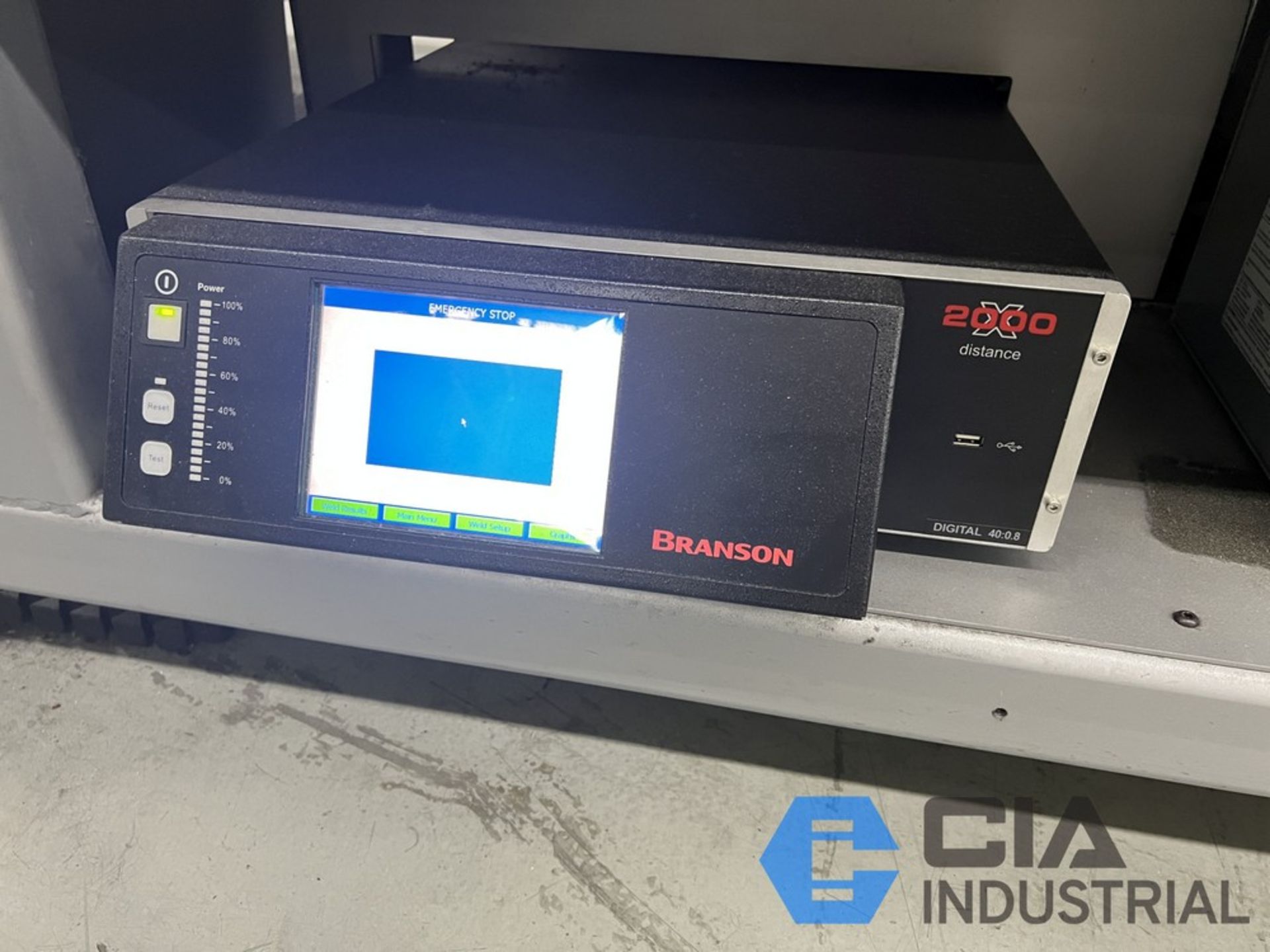 ASSEMBLY MACHINE TO INCLUDE BRANSON 2000X ULTRASONIC WELDER, (2) AMADA ...