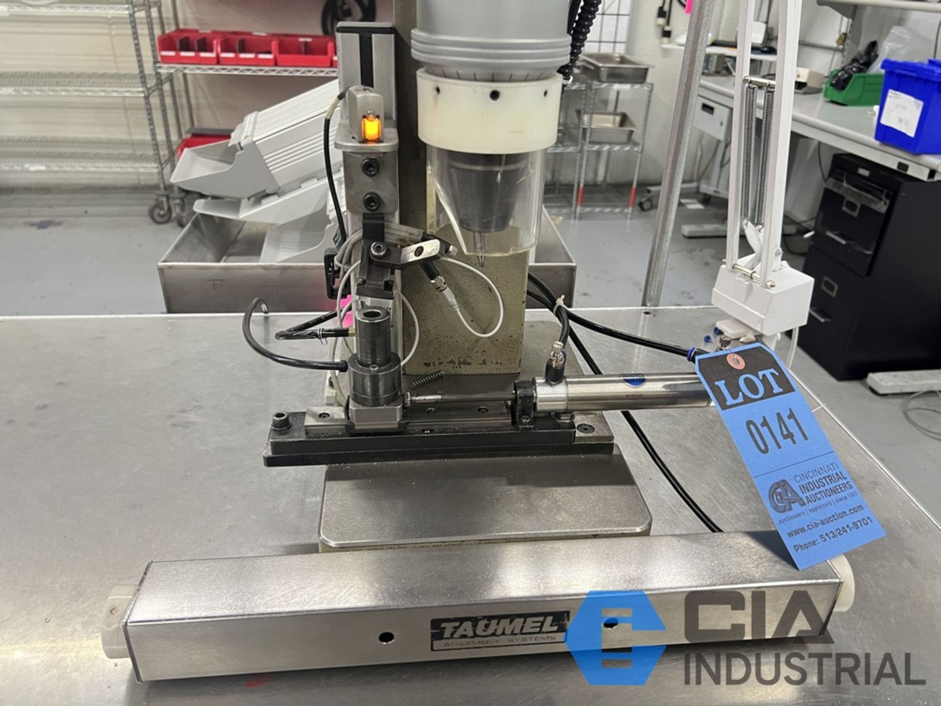 ASSEMBLY STATION TO INCLUDE TAUMEL ASSEMBLY SYSTEMS MODEL T-2519123; S ...
