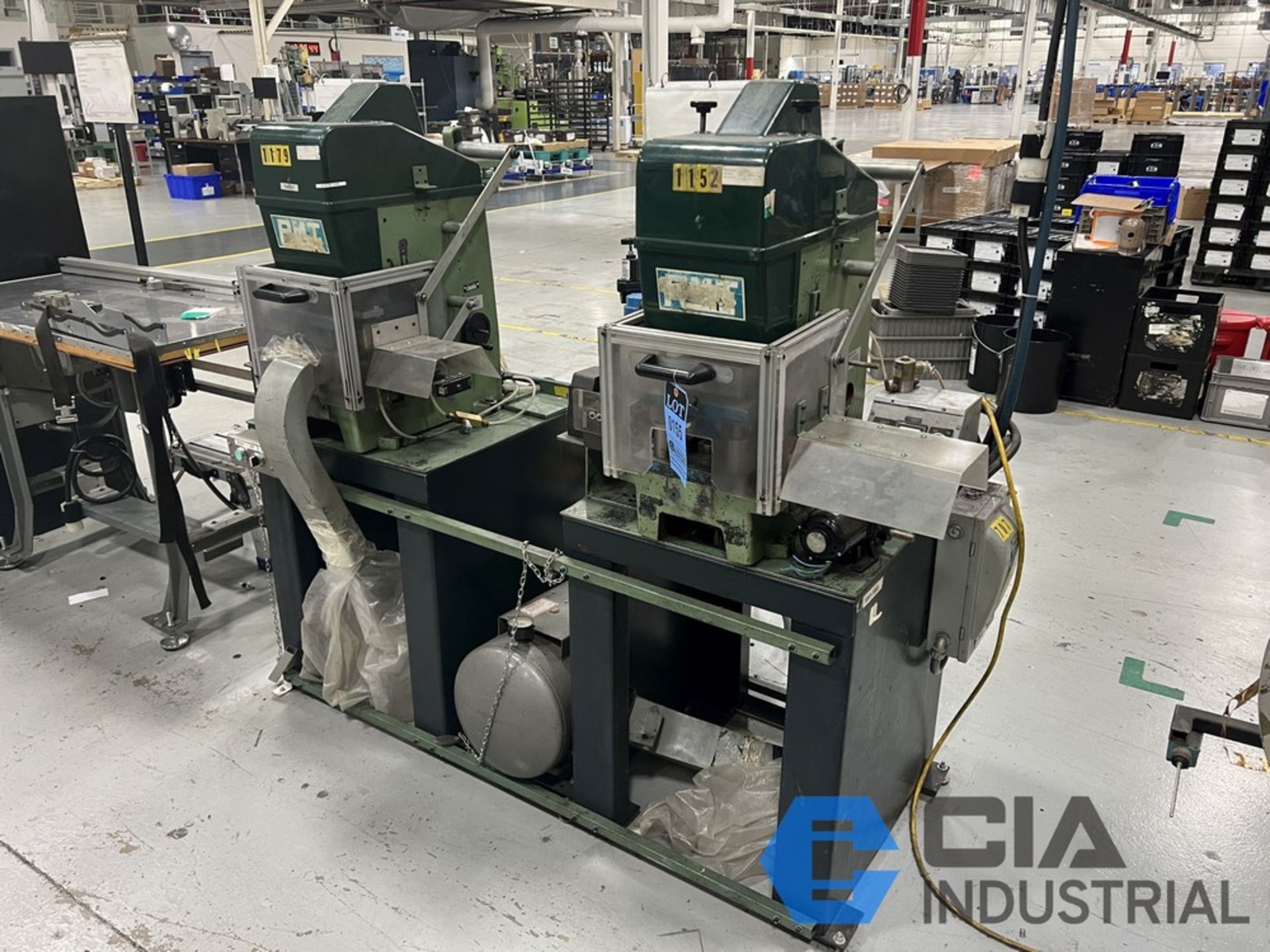 ROTHER MACHINE TOOLS LTD PNEUMATIC PRESSES; S/N 5VSG/A1314 AND 5VSG ...
