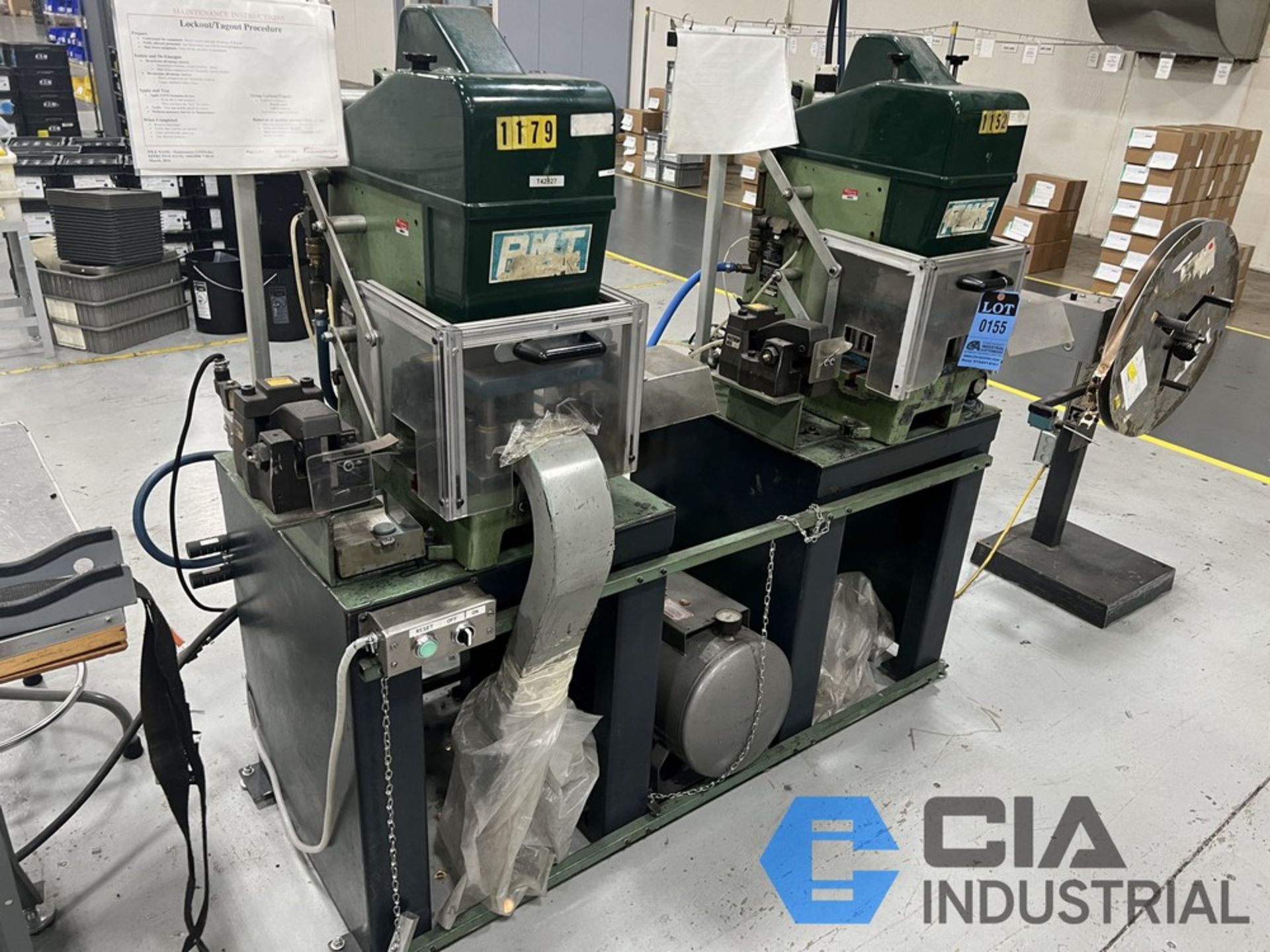 ROTHER MACHINE TOOLS LTD PNEUMATIC PRESSES; S/N 5VSG/A1314 AND 5VSG ...