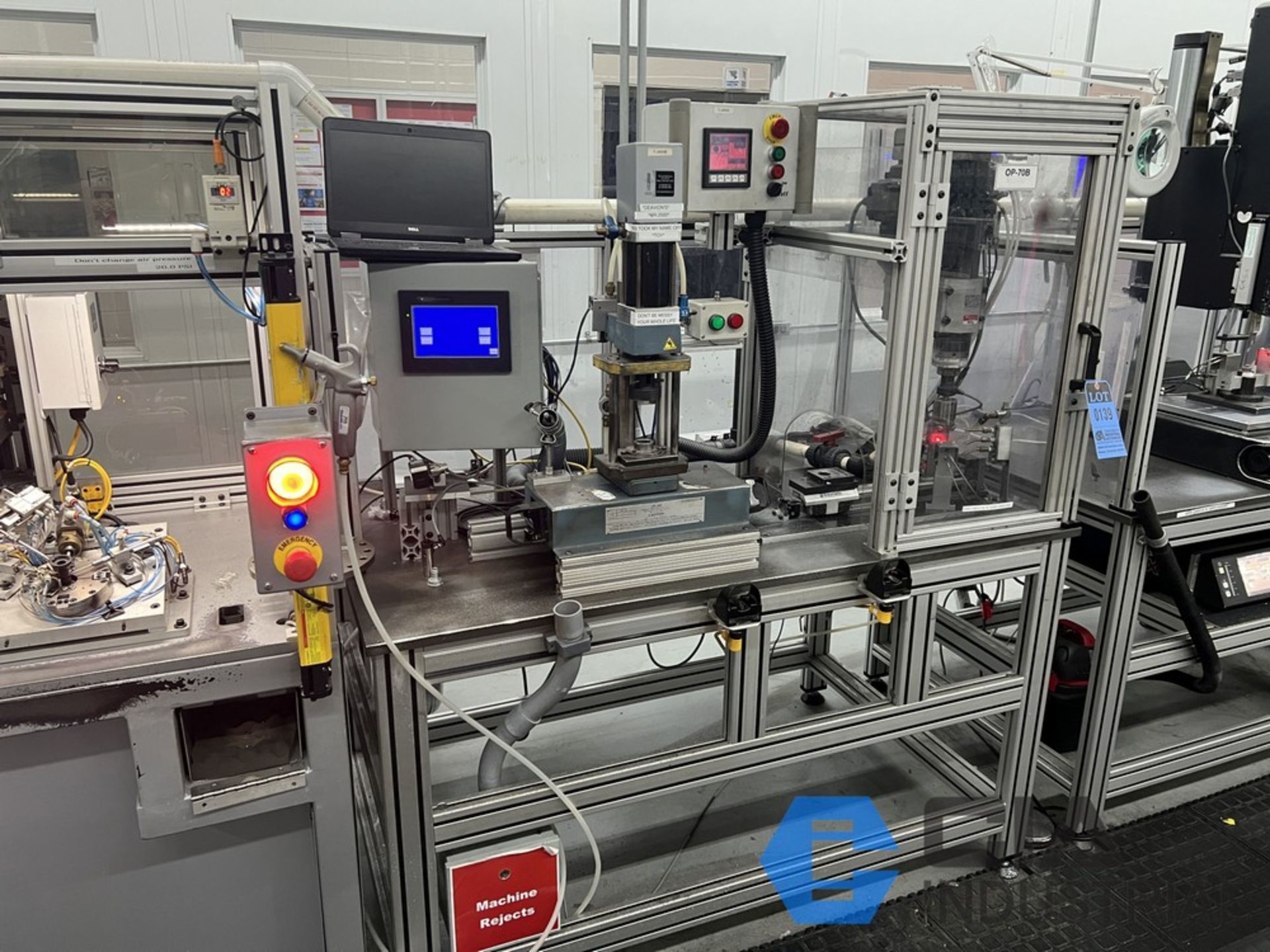 ASSEMBLY STATION TO INCLUDE TOOLMATIC PART TRANSFER, CHAMFER HEAD, JTM ...