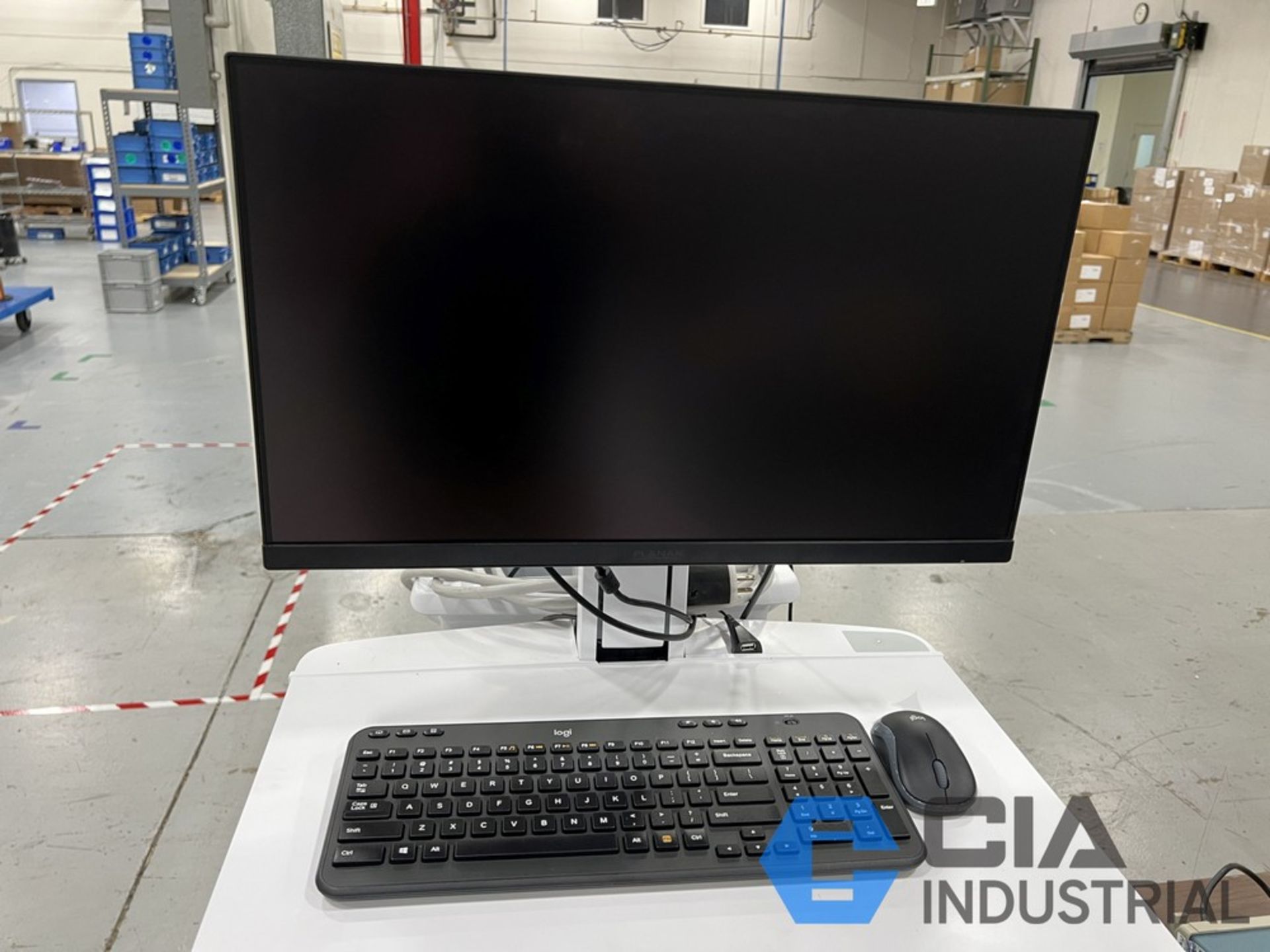ERGOTRON MOBILE COMPUTER STATION MODEL SV43-1310-0, TO INCLUDE MONITOR ...