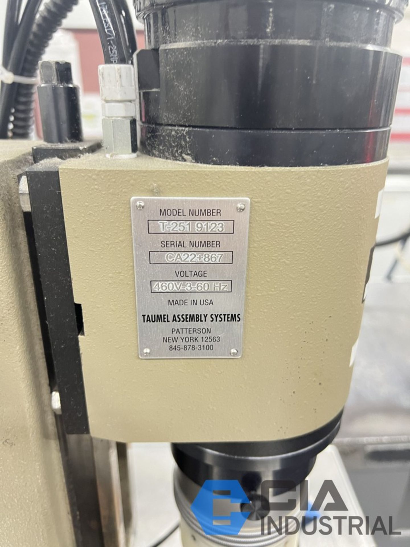 ASSEMBLY STATION TO INCLUDE TAUMEL ASSEMBLY SYSTEMS MODEL T-2519123; S ...