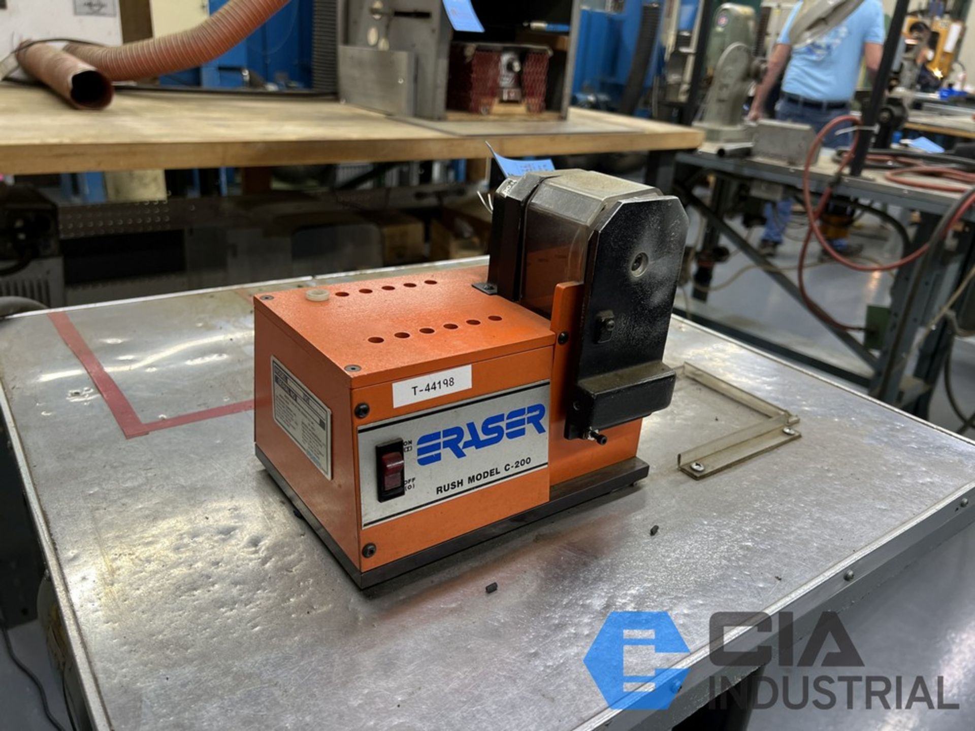 ERASER RUSH MODEL C-200 WIRE STRIPPER, TWIN ROTARY BLADE, TO INCLUDE ...