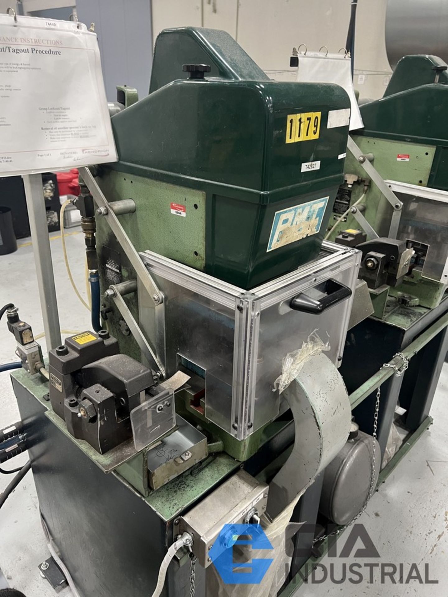 ROTHER MACHINE TOOLS LTD PNEUMATIC PRESSES; S/N 5VSG/A1314 AND 5VSG ...