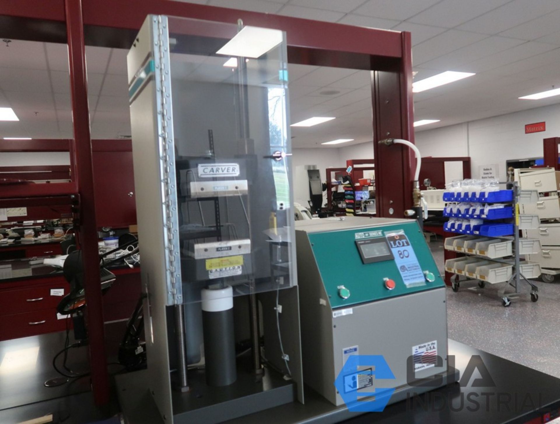 15 TON CARVER MODEL 3889.INE0000 AUTO-SERIES NE AUTOMATIC HYDRAULIC ...