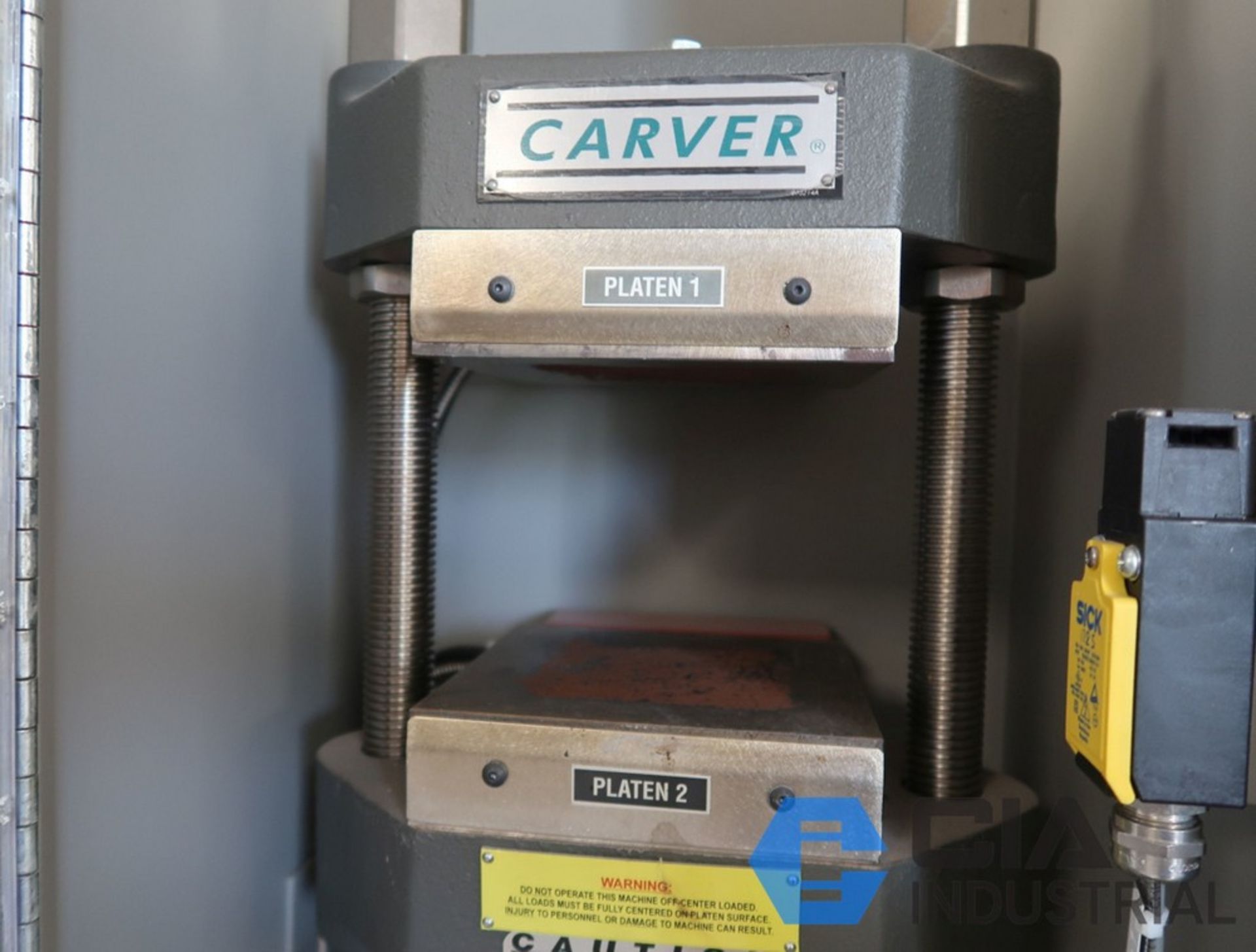 15 TON CARVER MODEL 3889.INE0000 AUTO-SERIES NE AUTOMATIC HYDRAULIC ...
