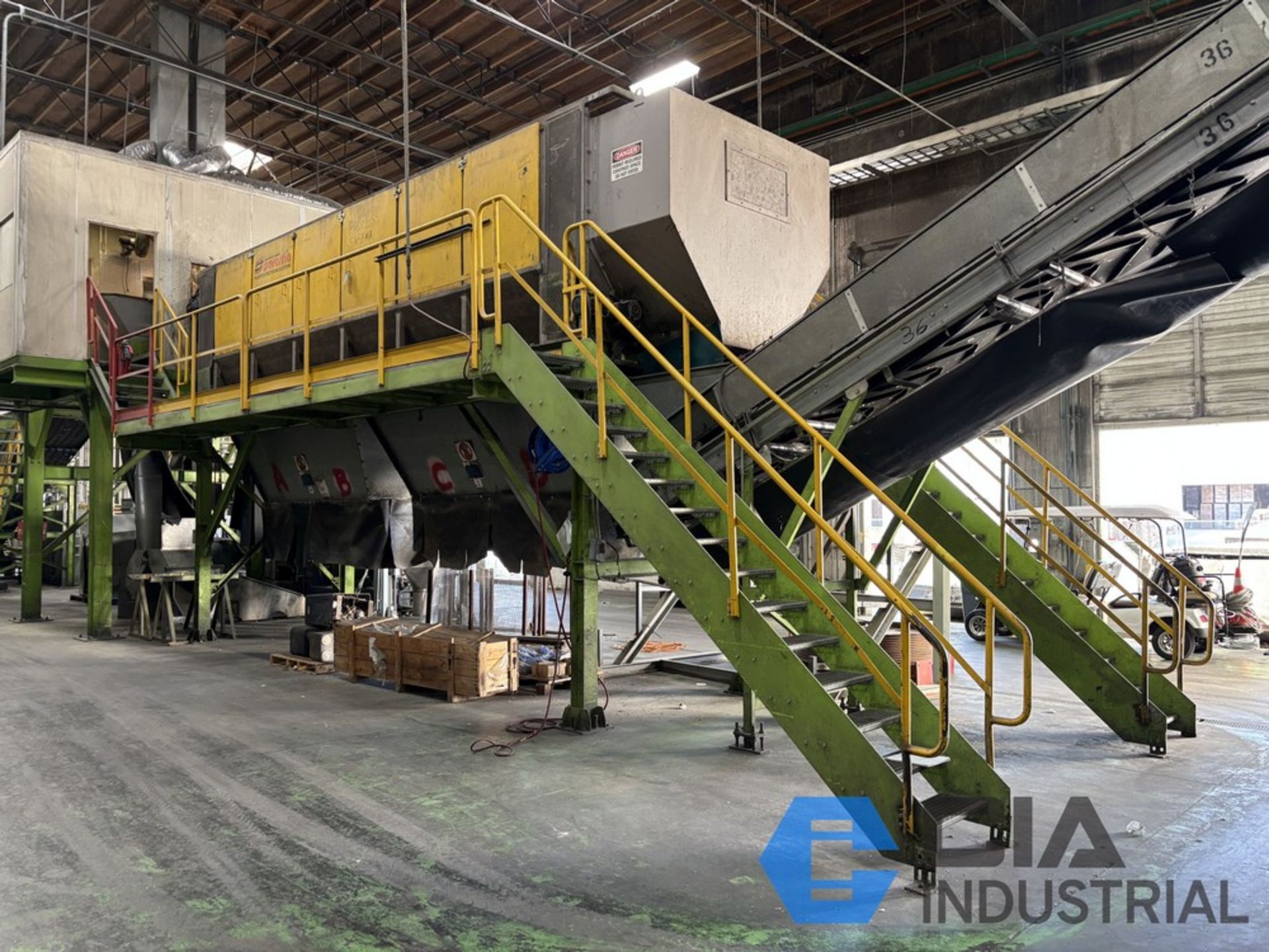 SOREMA MODEL VRR20/80 DRY TROMMEL, APPROX. 7' DIA. X 26' LONG DRUM ...