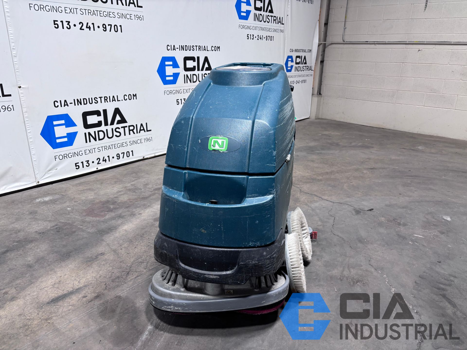 NOBLES MODEL SS SCRUBBER WALK BEHIND ELECTRIC FLOOR SCRUBBER; s/n S55 ...