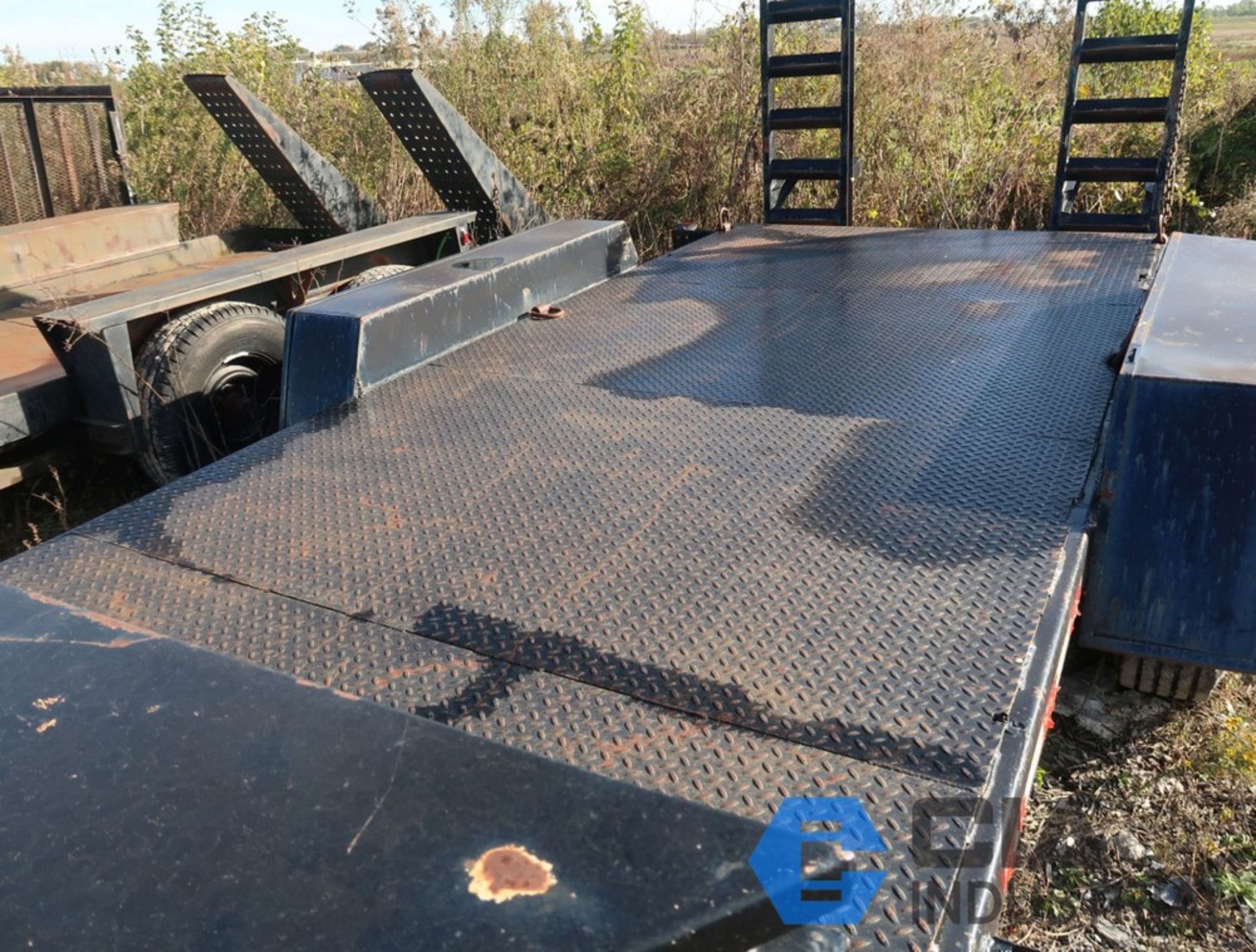{ Choice of lots: 602 } NO TITLE - 76" WIDE X 14' TANDEM AXLE HD STEEL ...