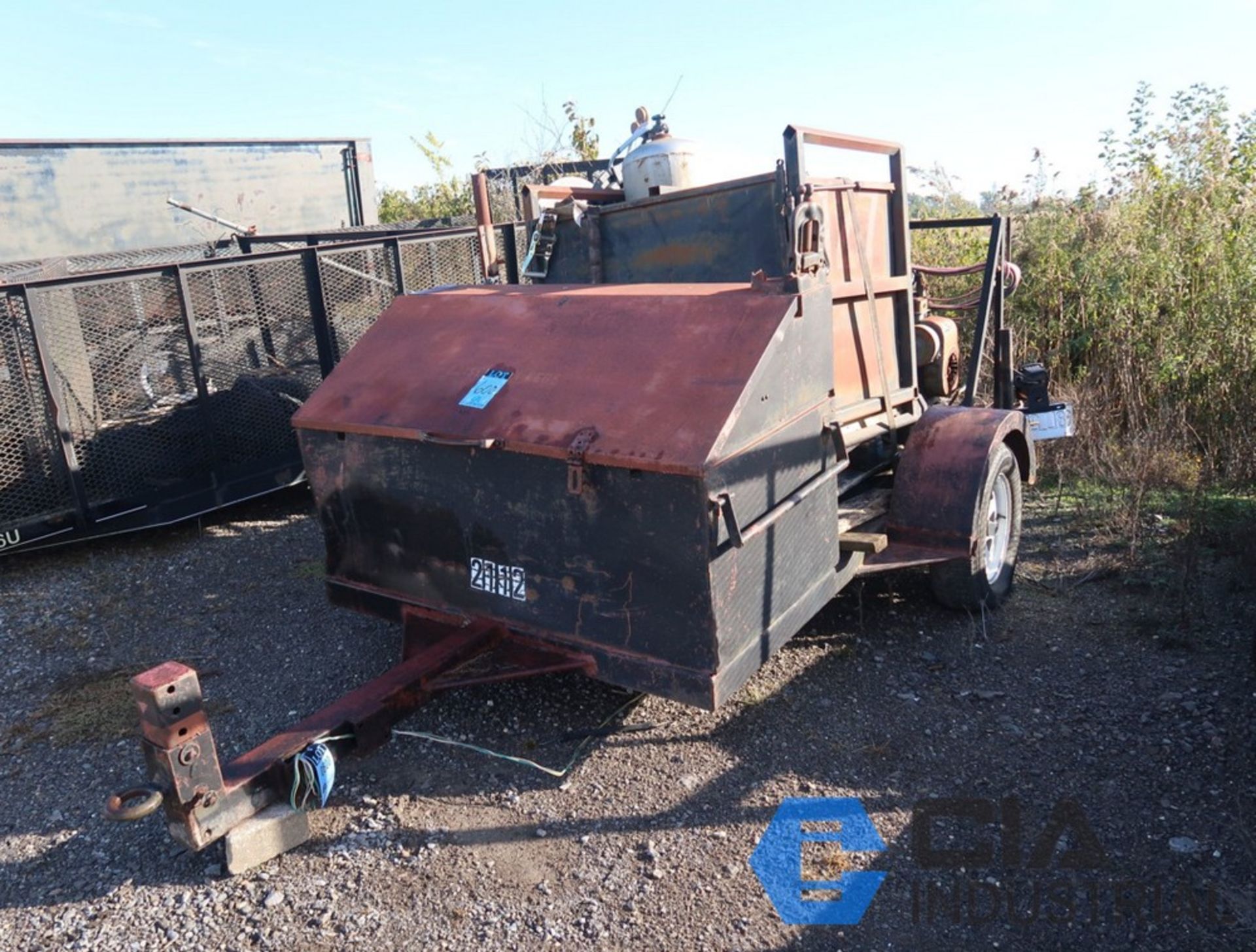 2011 - 10' HMDE SINGLE AXLE TAG TRAILER; VIN #DRXMVB000320899MO, W ...