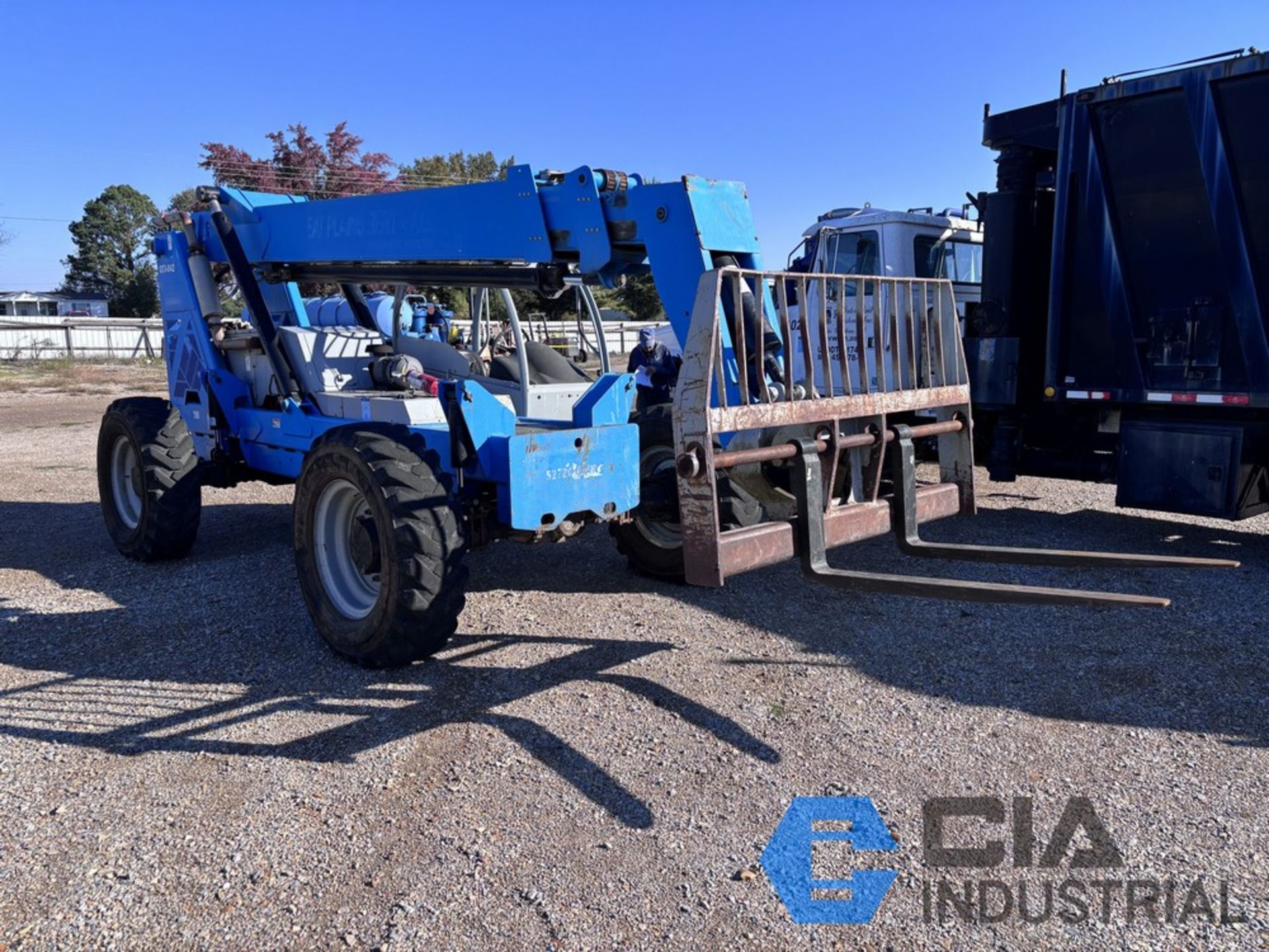 8,000 LB. GENIE MODEL GTH-842 FOUR-WHEEL DRIVE TELEHANDLER; S/N ...
