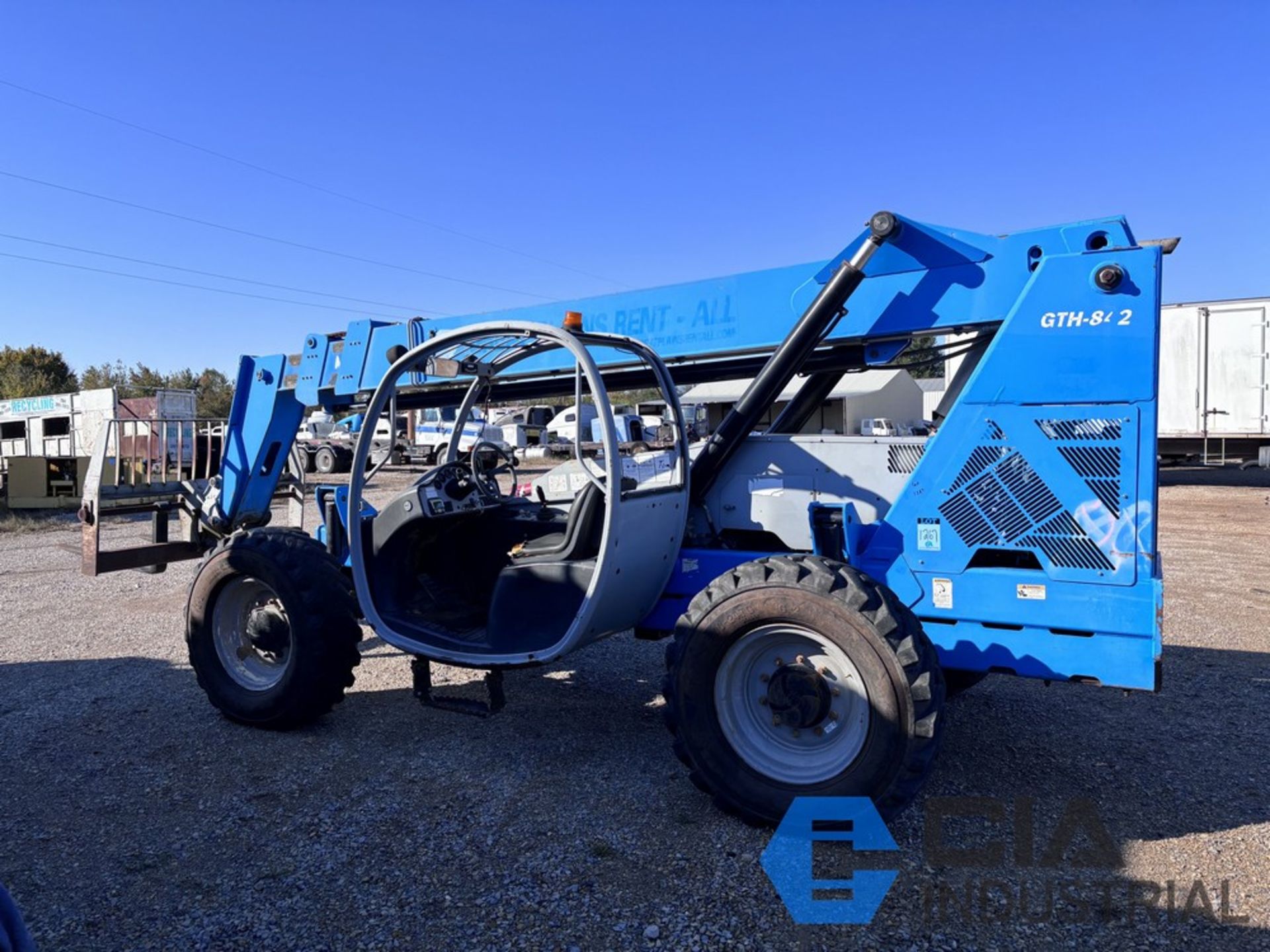 8,000 LB. GENIE MODEL GTH-842 FOUR-WHEEL DRIVE TELEHANDLER; S/N ...